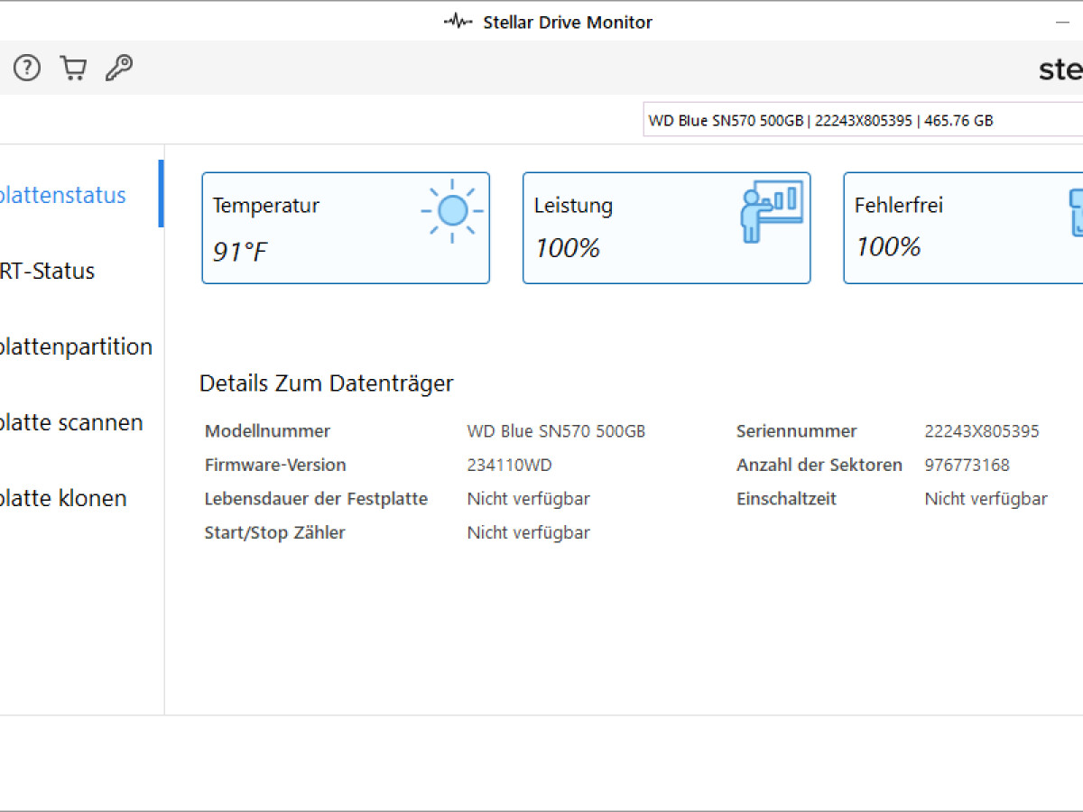 Stellar Drive Monitor - Download | NETZWELT