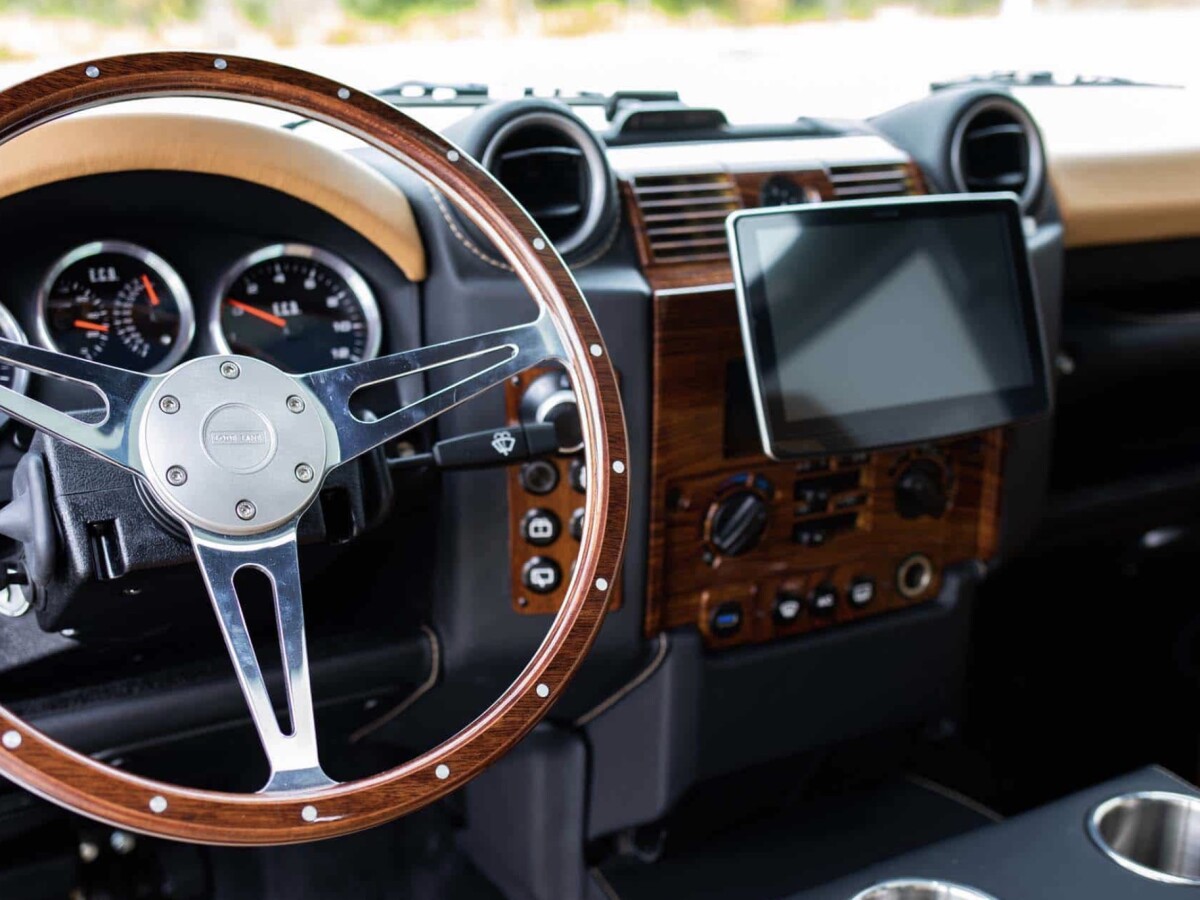 Tesla powered land rover defender store