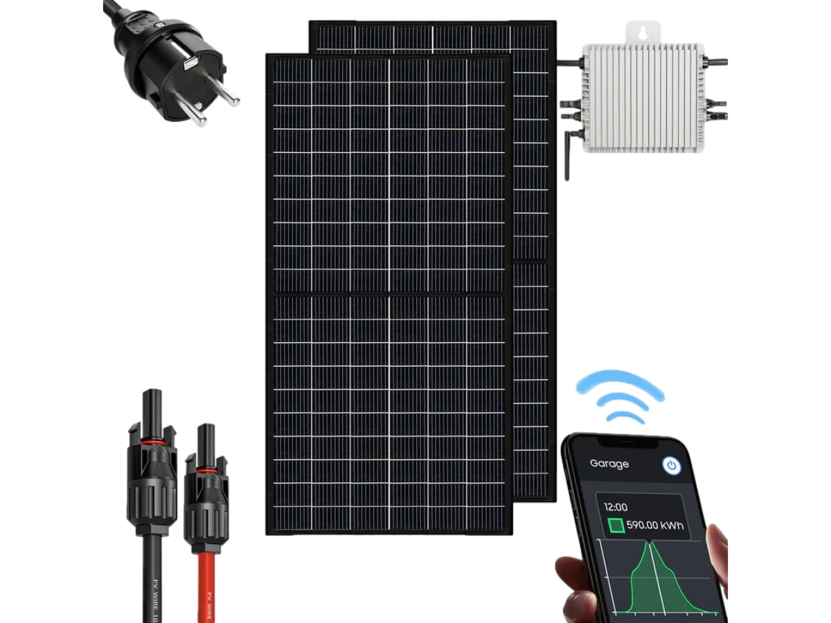 2023 - Balcony power plant cheaper with a voucher: Sun Pro 600 with a ...