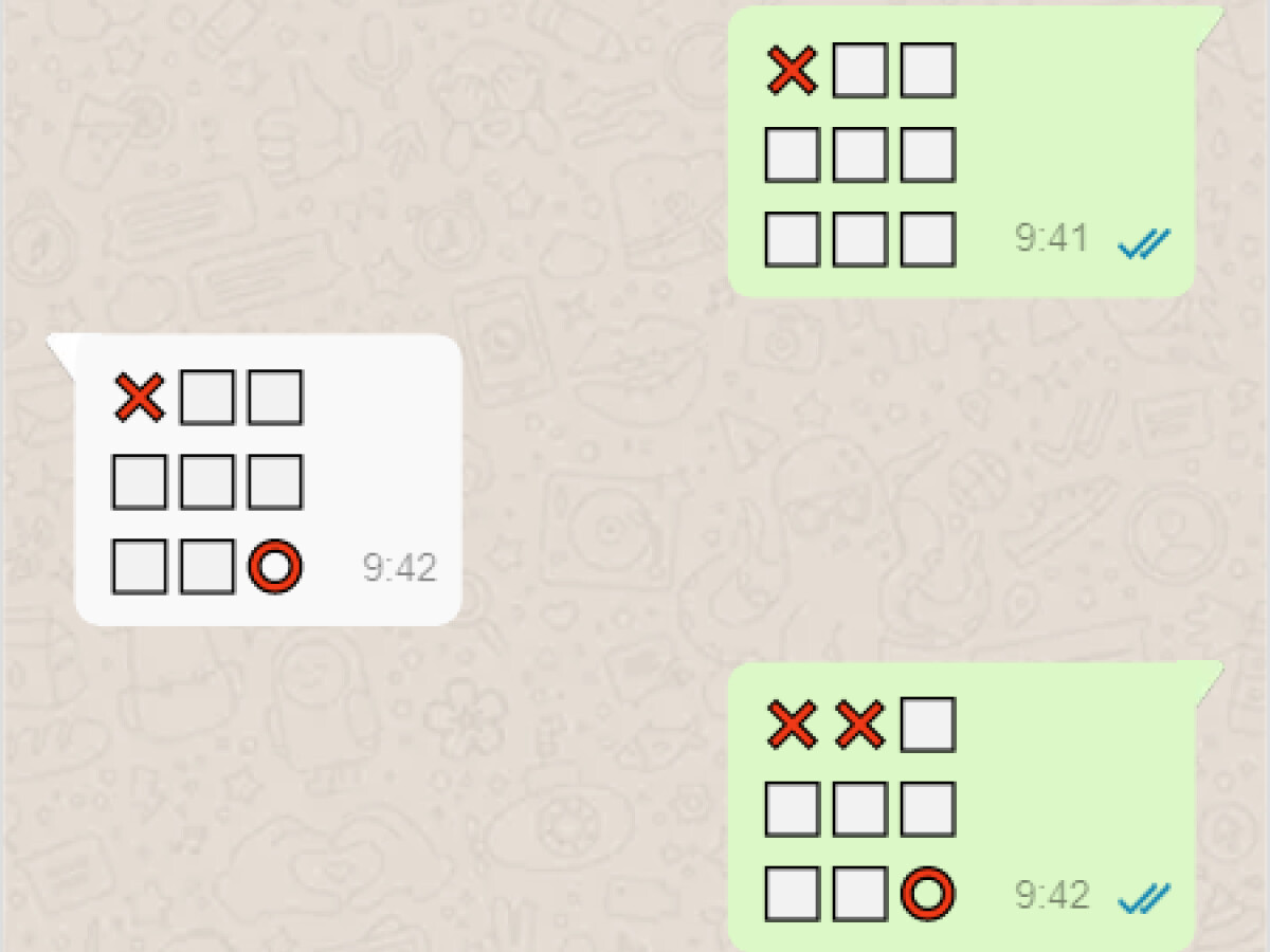WhatsApp: So spielt ihr Tic-Tac-Toe im Messenger | NETZWELT