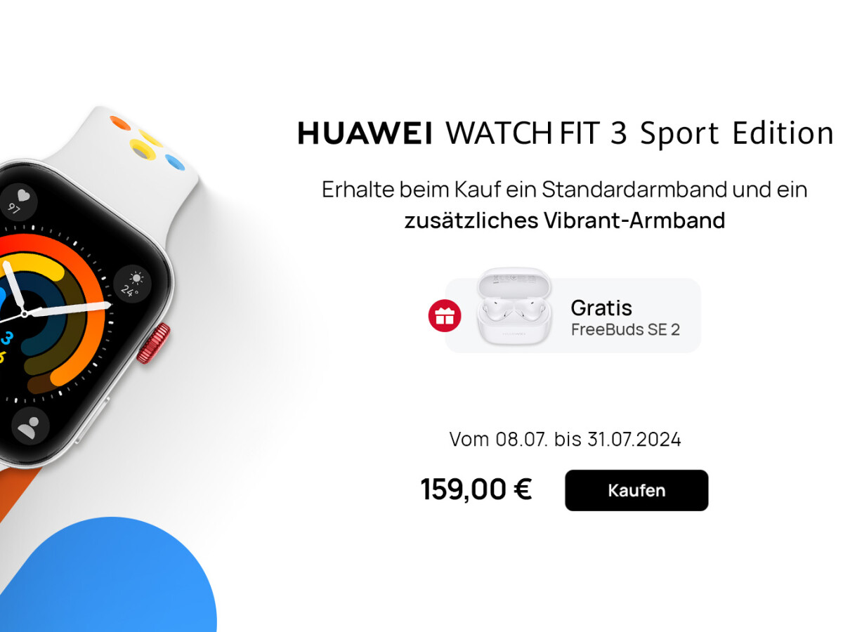 Huawei Summer Wave: Jetzt beim Kauf von Pura 70, Watch 3 Fit, GT 4 Rabatte und Zugaben abstauben ...