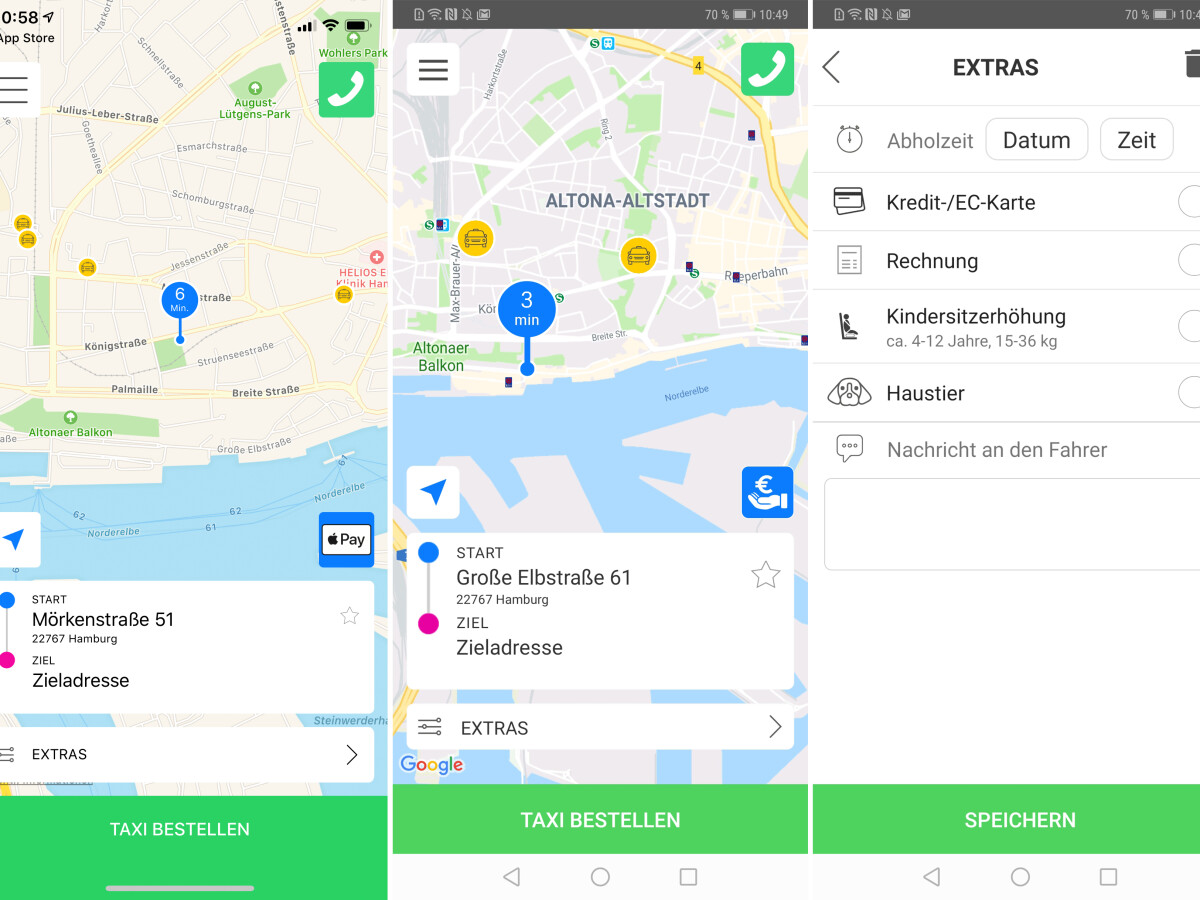 Taxi Deutschland im Test: Die Taxi-App des kleinen Mannes ausprobiert ...