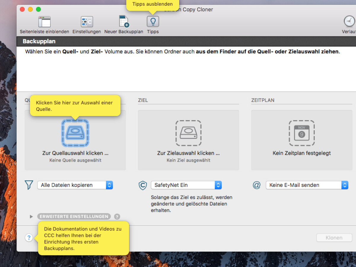 Carbon Copy Cloner - Download | NETZWELT
