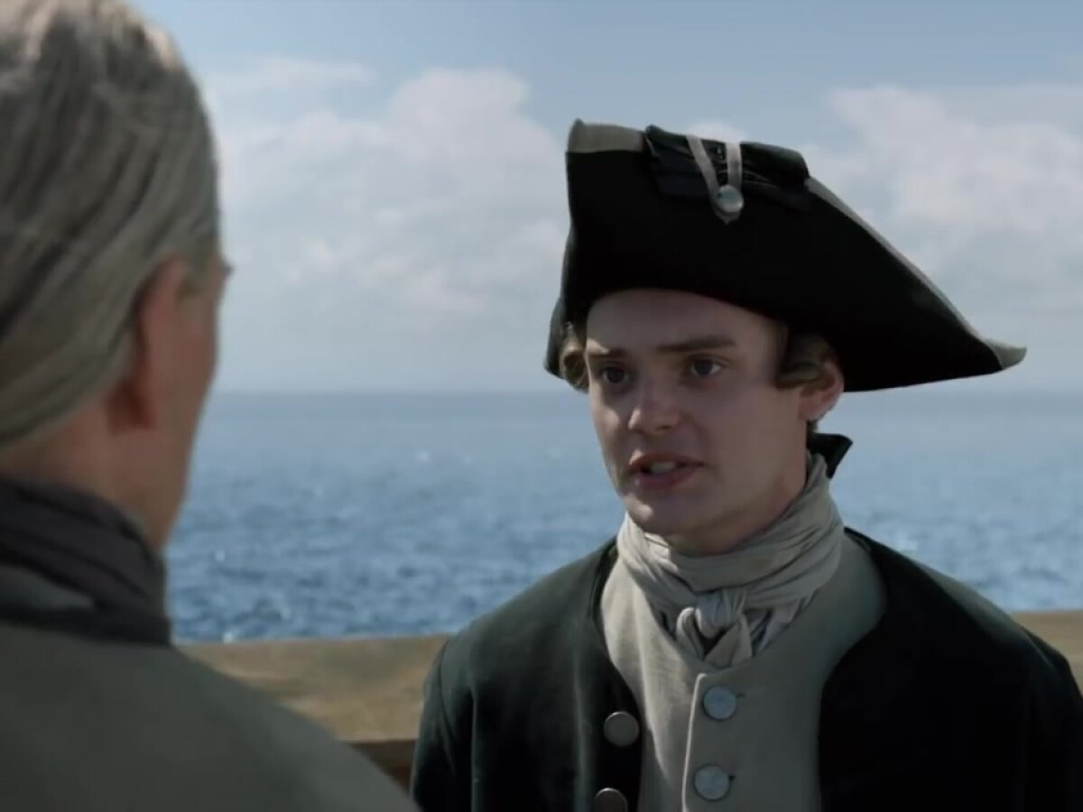 Outlander: Leutnant Thomas Leonard wird ins kalte Wasser geworfen ...