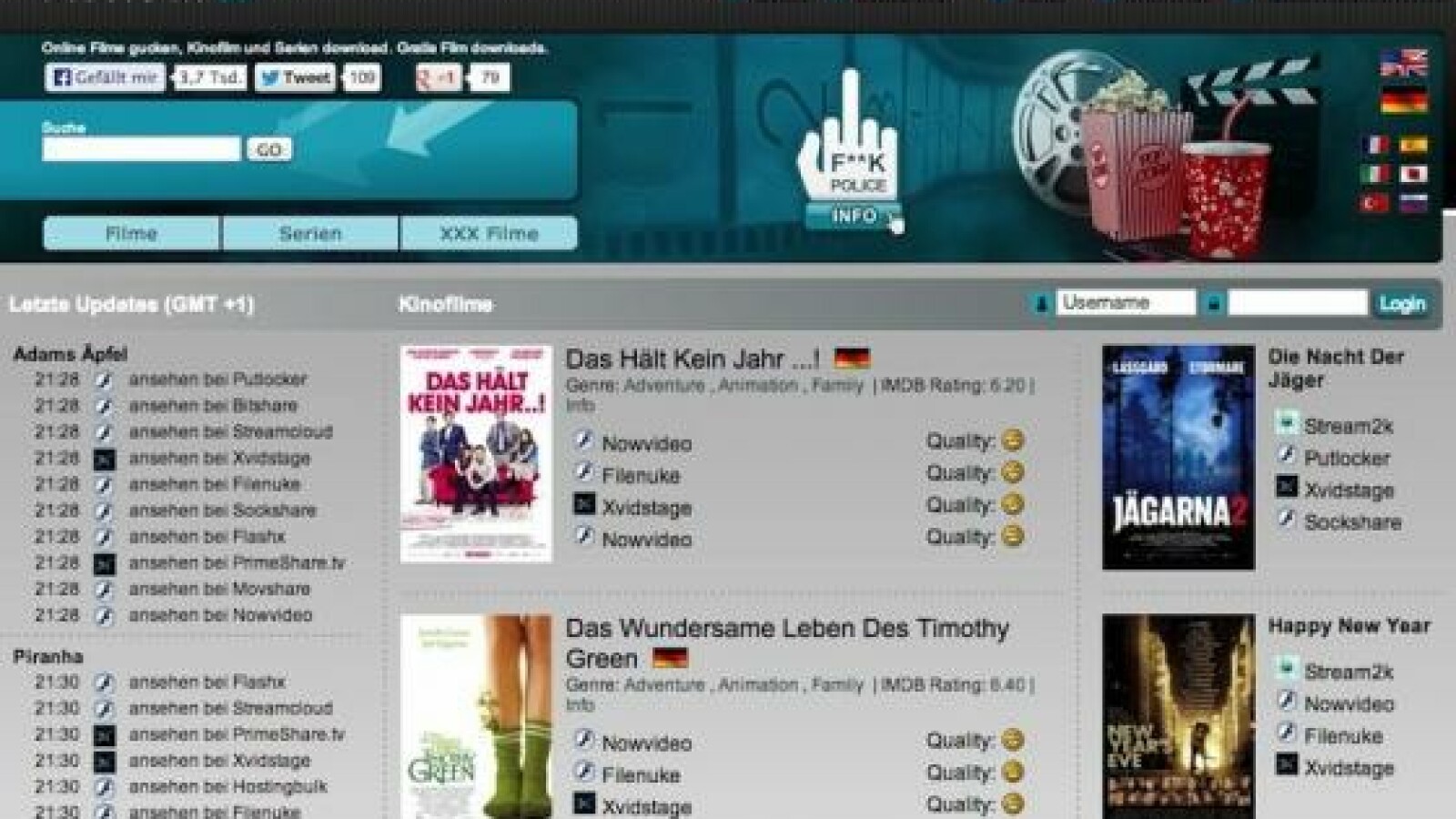 Movie4k ersetzt movie2k: Streaming-Portal wieder online - NETZWELT