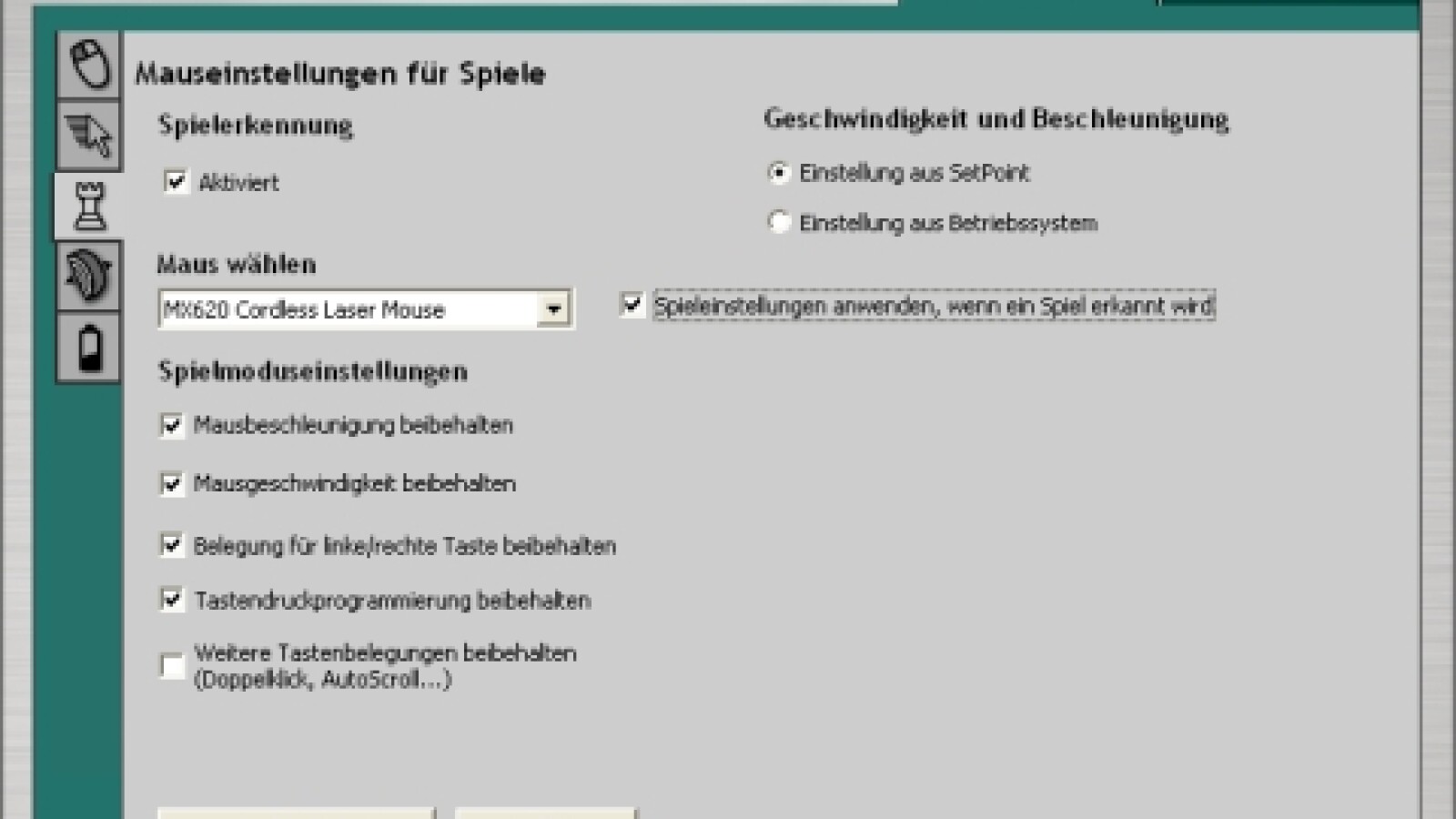 Logitech MX 620 Cordless Laser Mouse im Test | NETZWELT