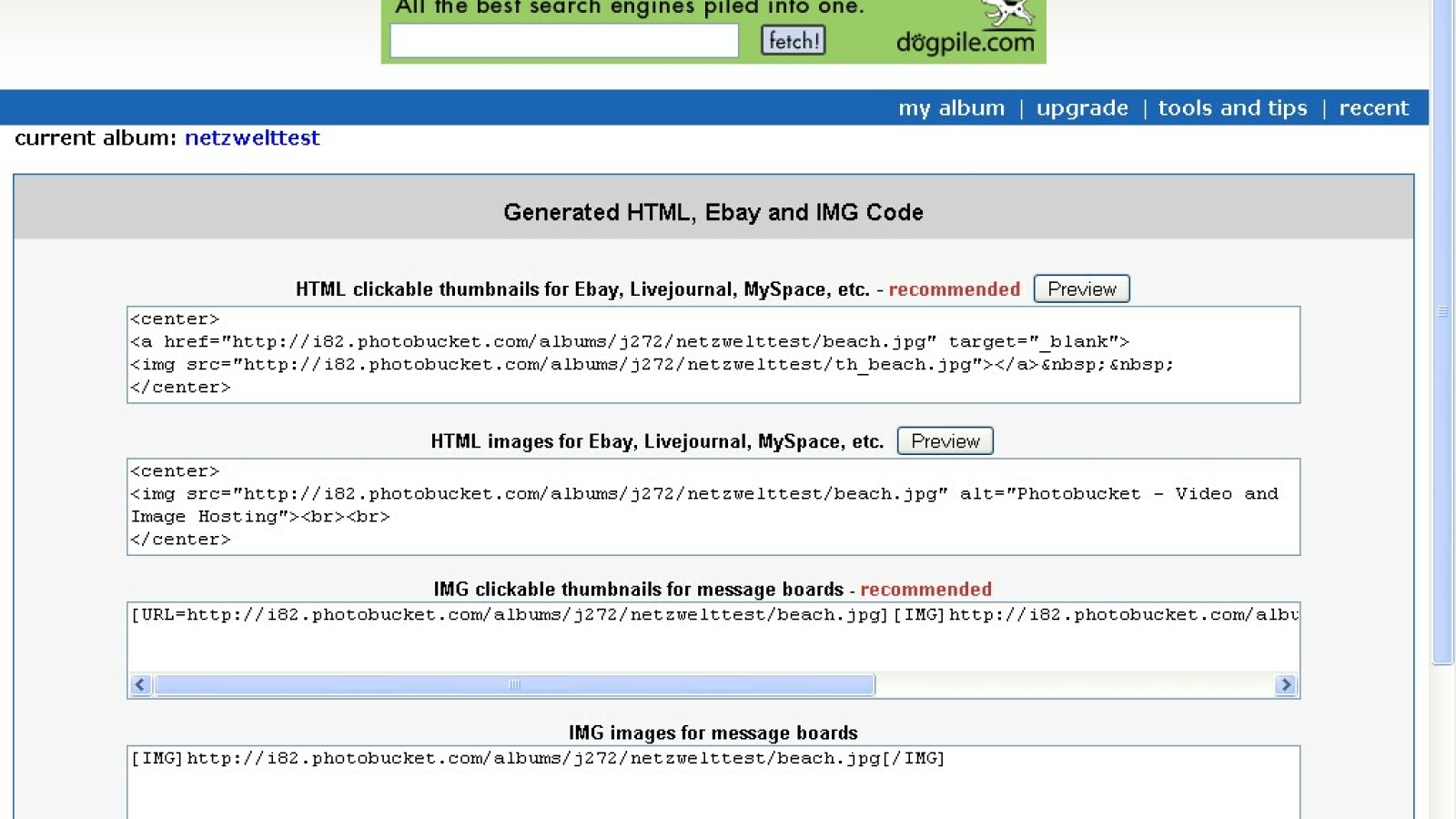 Photobucket | NETZWELT