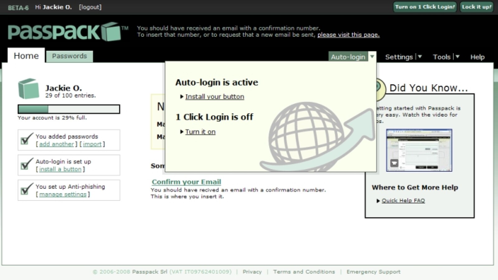 Passpack Screenshots | NETZWELT