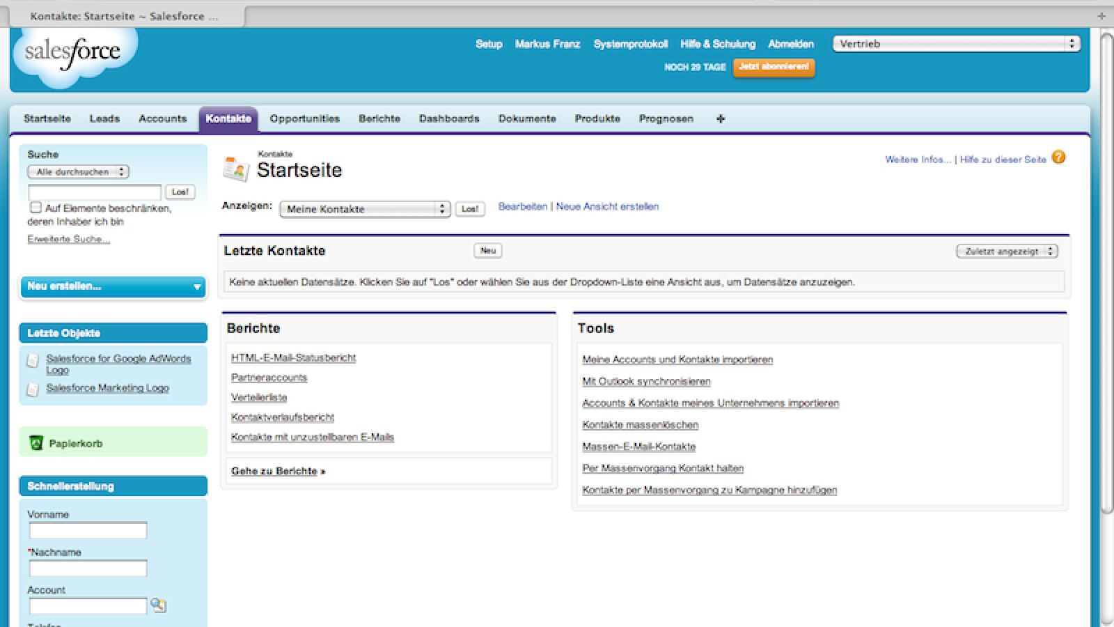 Salesforce: CRM als Cloud-Webdienst | NETZWELT