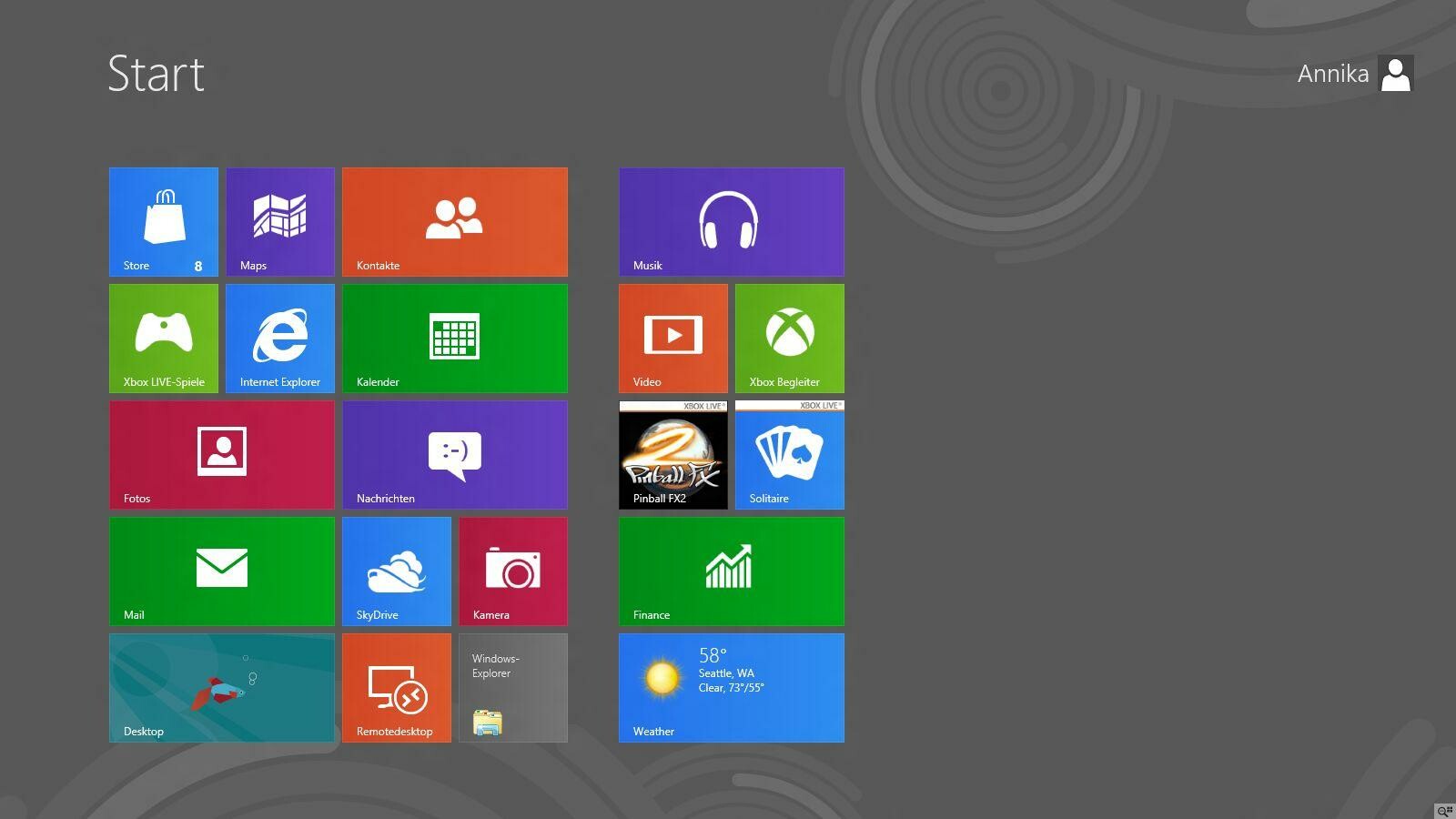 Erste Screenshots des Metro-Designs | NETZWELT