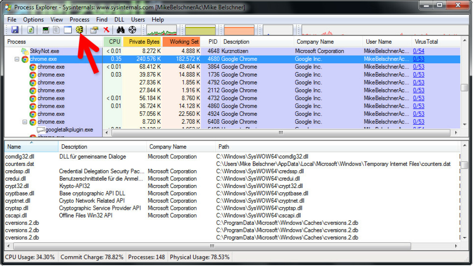 Process Explorer zeigt aktive Prozesse mit vielen Details | NETZWELT