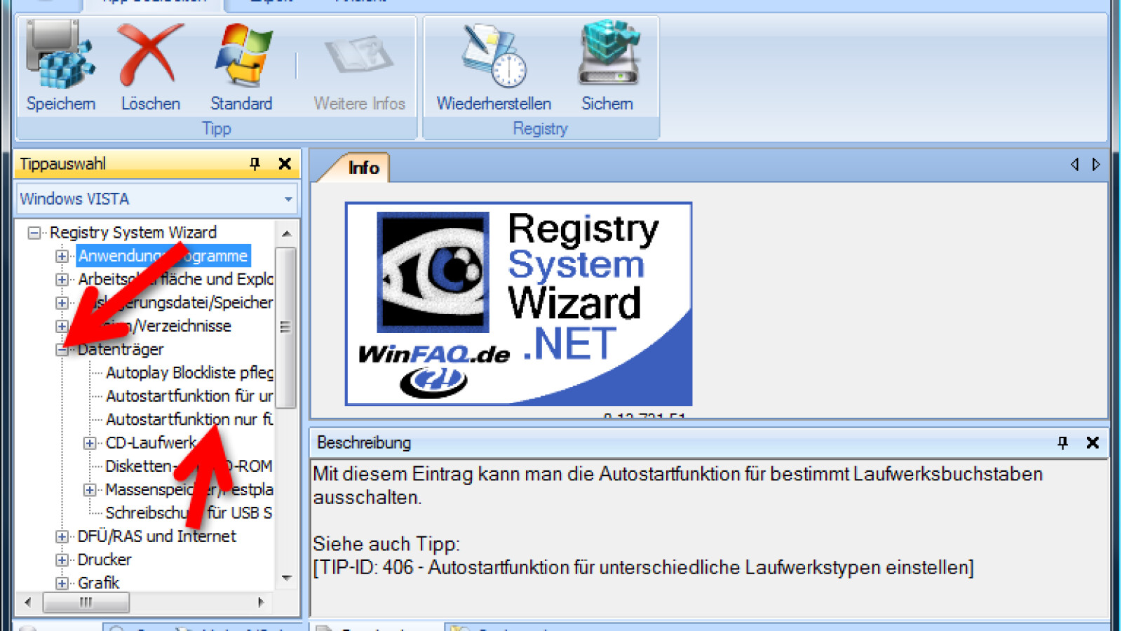 AutoPlay in Windows mit dem Registry System Wizard konfigurieren | NETZWELT