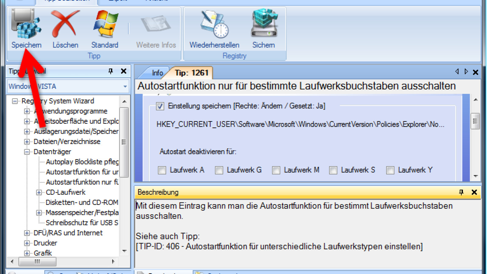 AutoPlay in Windows mit dem Registry System Wizard konfigurieren | NETZWELT