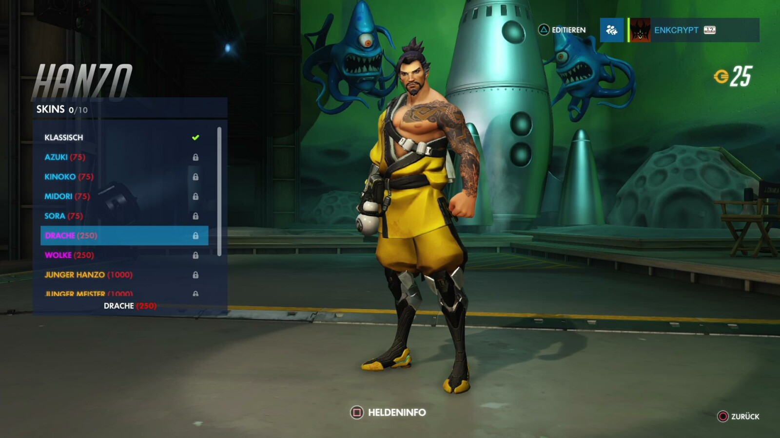 Overwatch: Alle Skins von Hanzo | NETZWELT