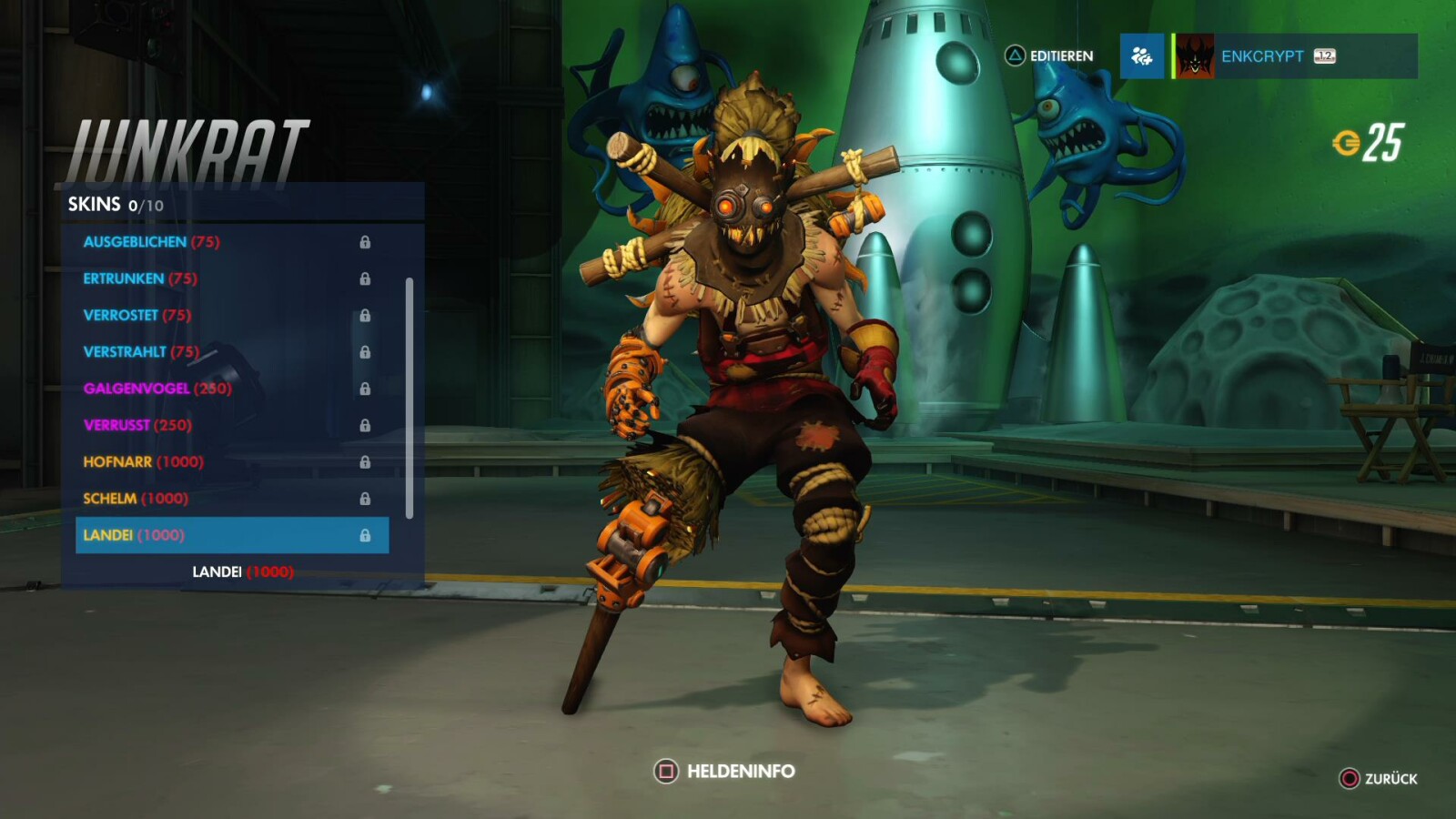 Overwatch: Alle Skins von Junkrat | NETZWELT
