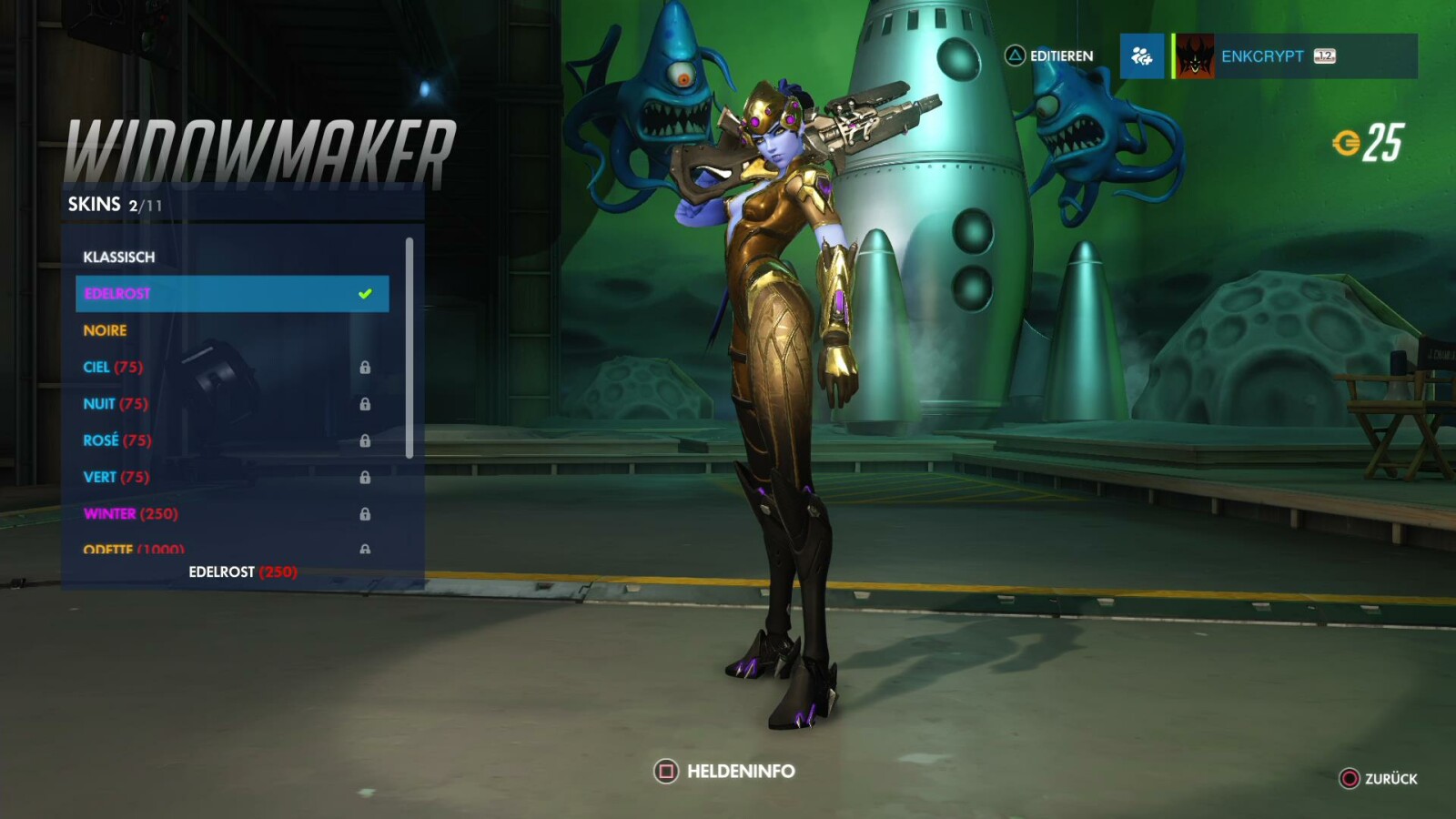 Overwatch: Alle Skins von Widowmaker | NETZWELT