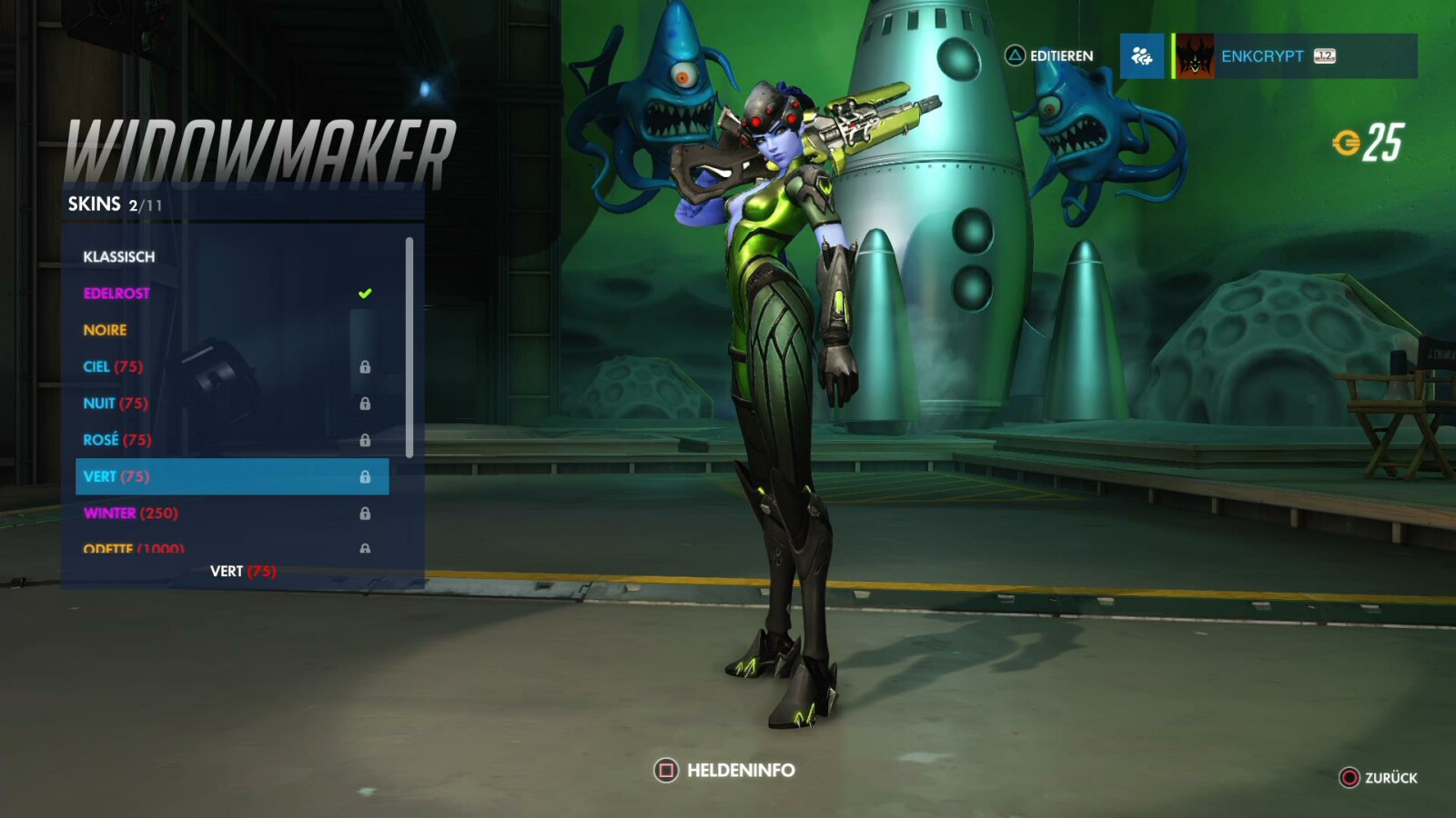 Overwatch: Alle Skins von Widowmaker | NETZWELT