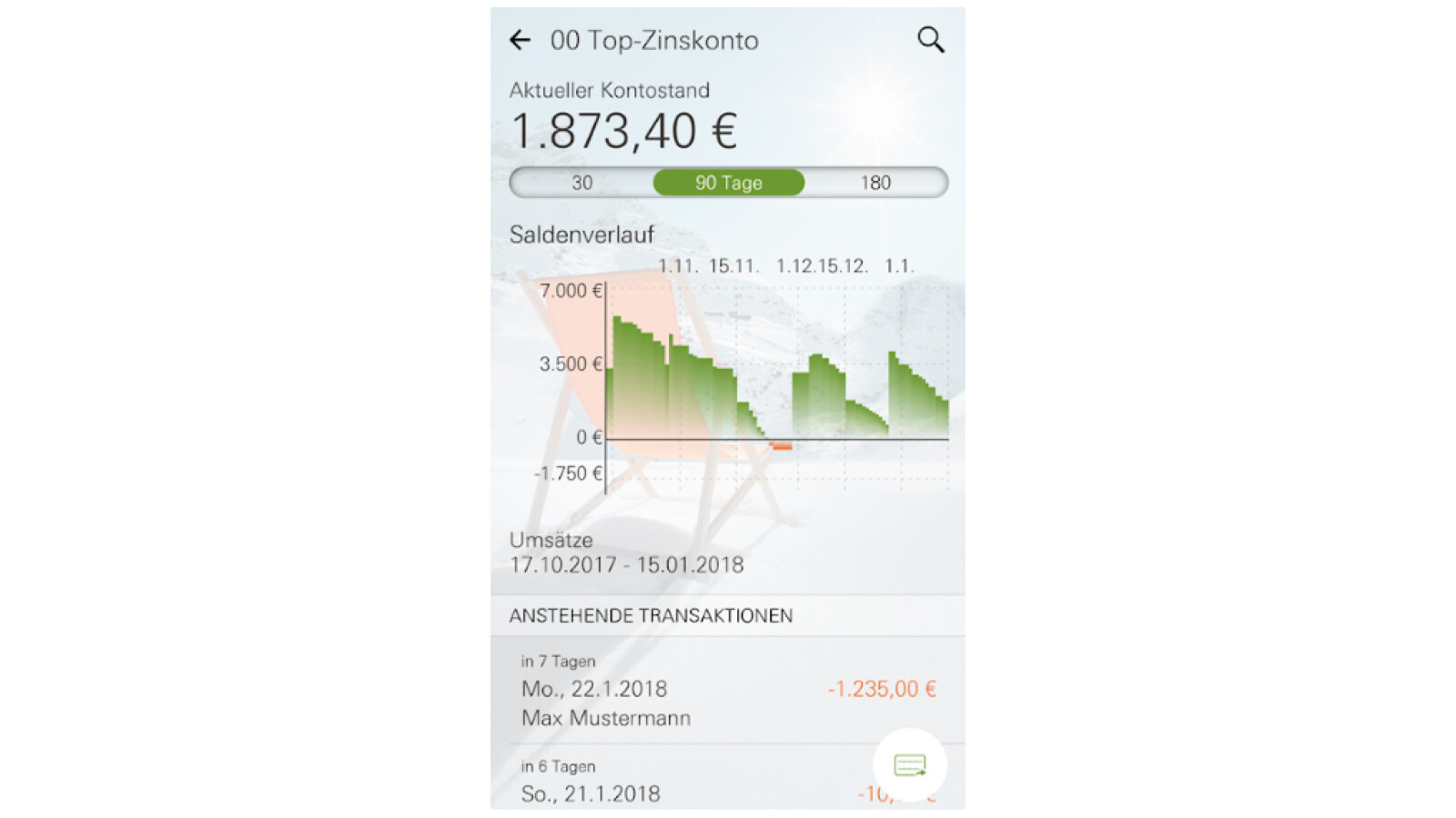 Blick in die Norisbank-App | NETZWELT