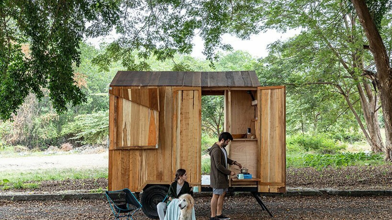 Holz-Wohnwagen La casa nueva | NETZWELT