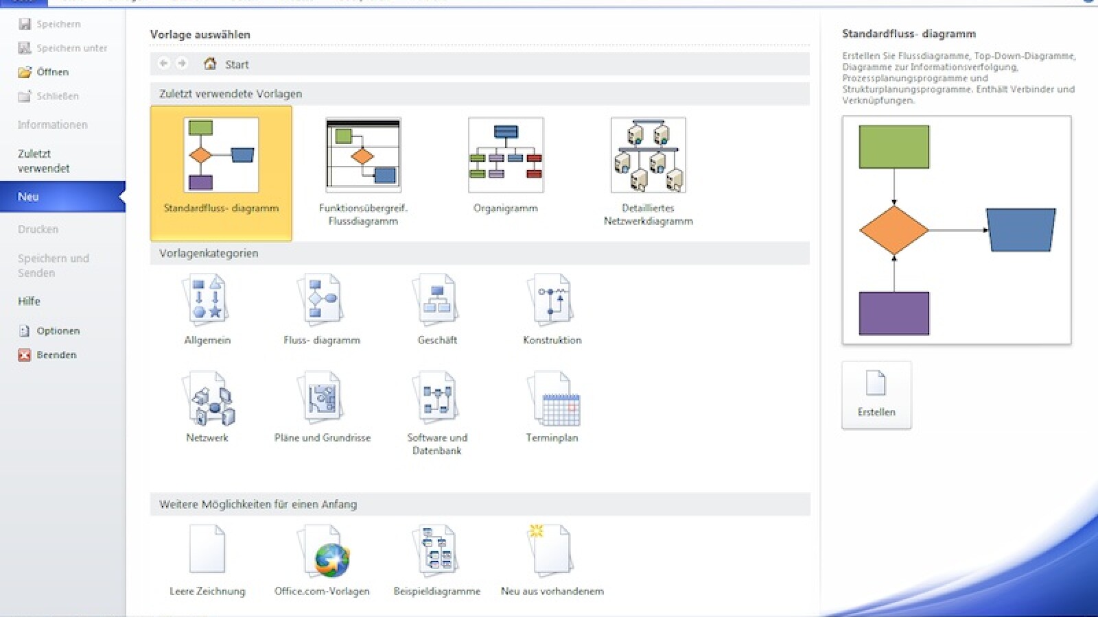 Office Visio 2010 im Test | NETZWELT