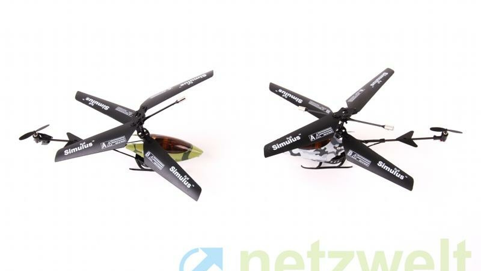 Simulus 3,5-Kanal-Kampf-Hubschrauber 2-er Set | NETZWELT