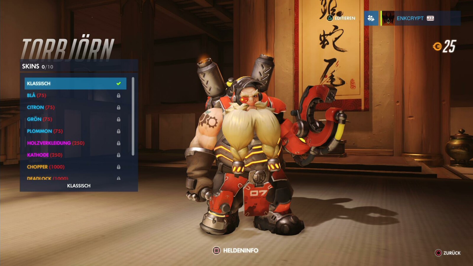 Overwatch: Alle Skins von Torbjörn | NETZWELT