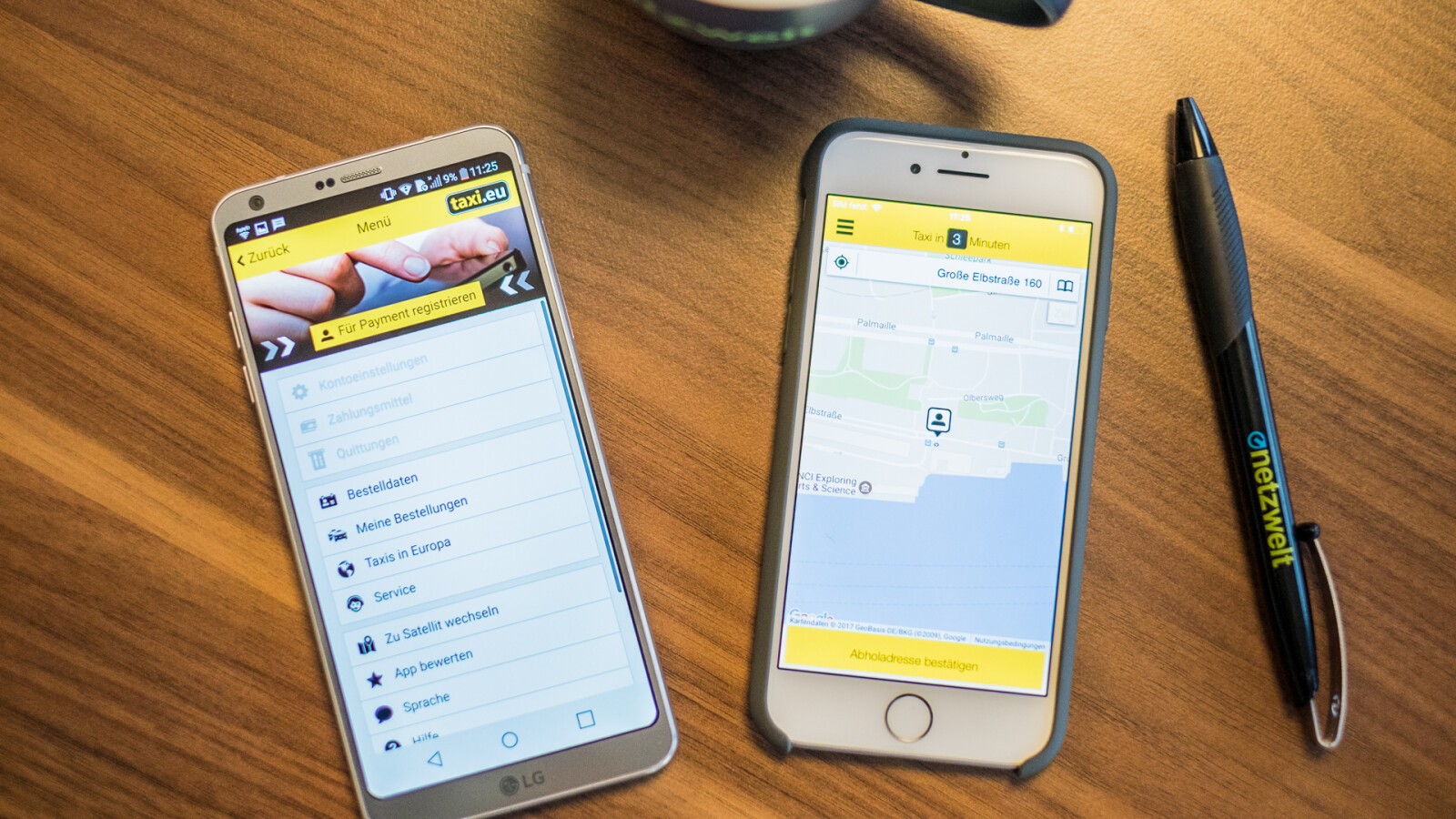 Taxi.eu im Test: Solide Taxi-App mit reichlich Funktionen | NETZWELT