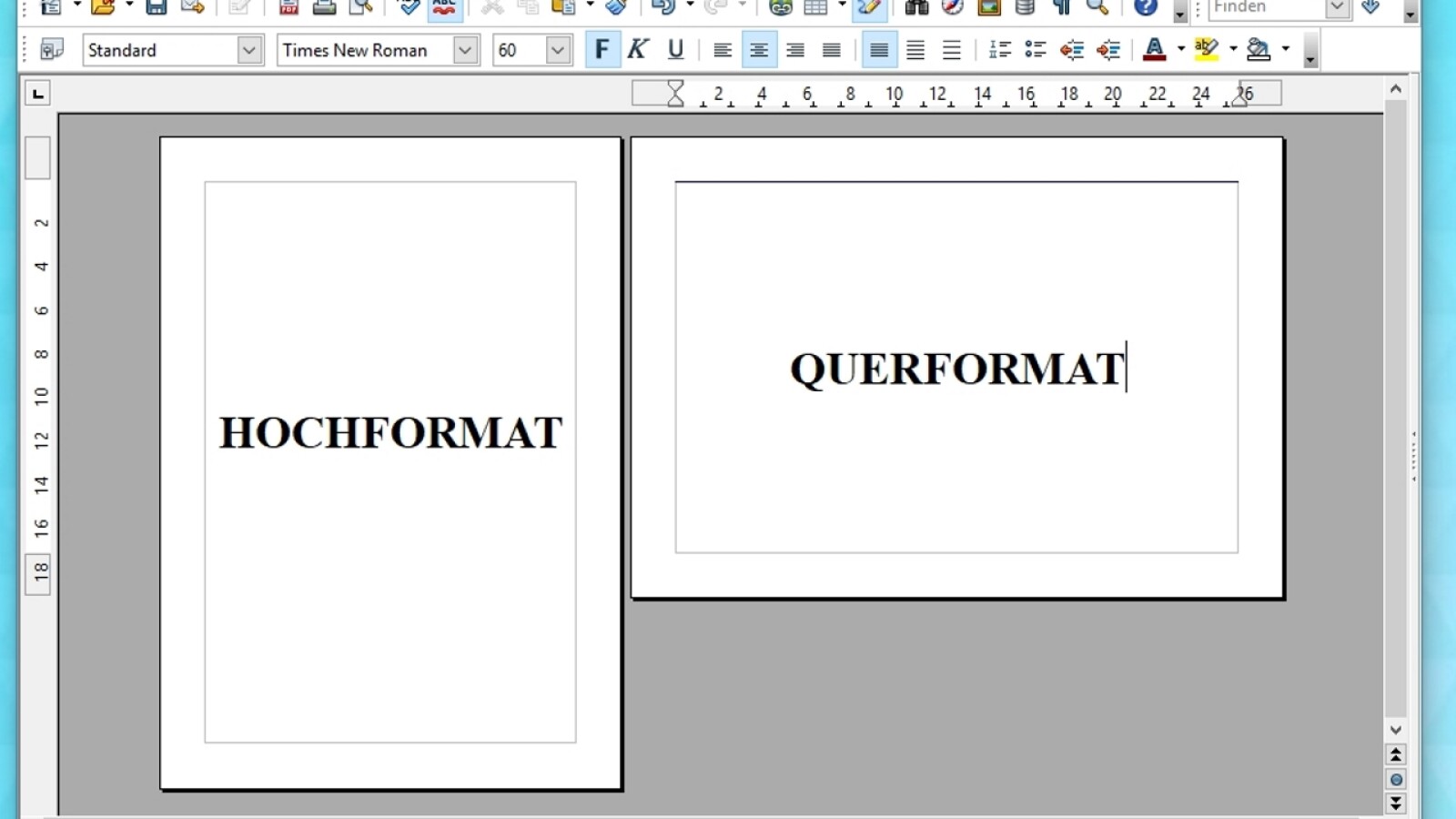 OpenOffice: So schaltet ihr eure Dokumente ins Querformat | NETZWELT