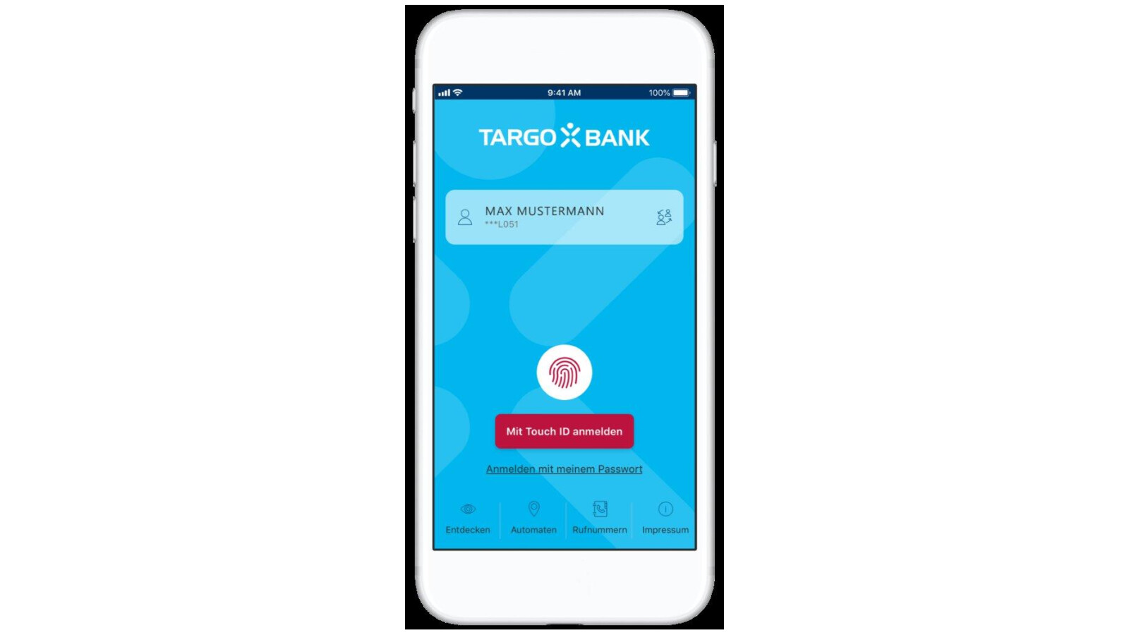 Blick auf die Targobank-App | NETZWELT