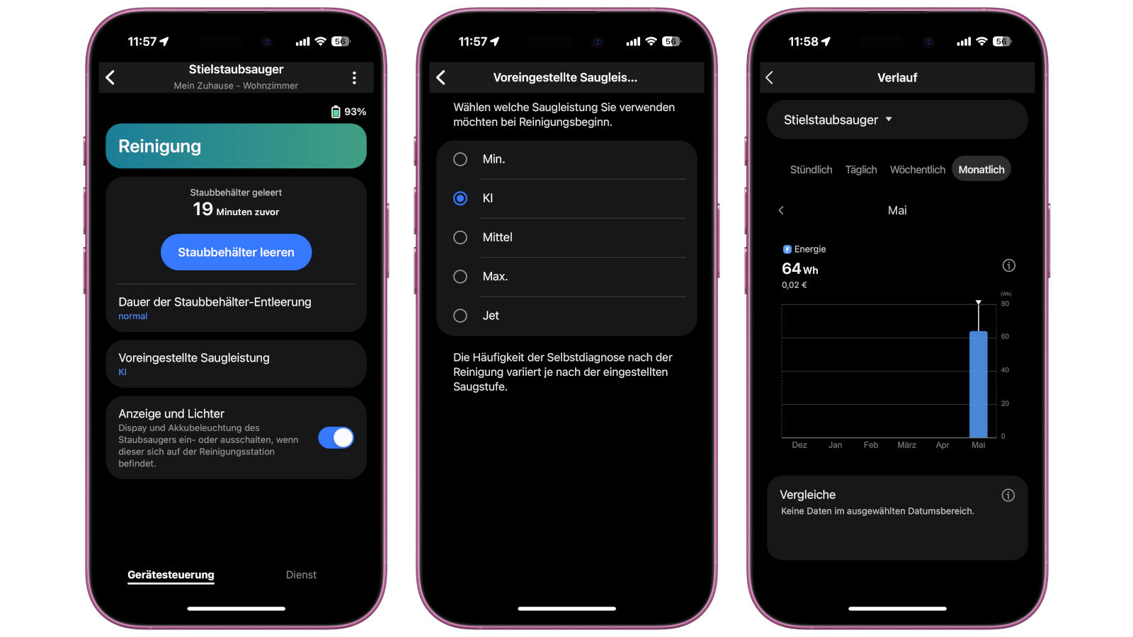 Samsung Bespoke AI Jet Ultra: Komfortfunktionen | NETZWELT