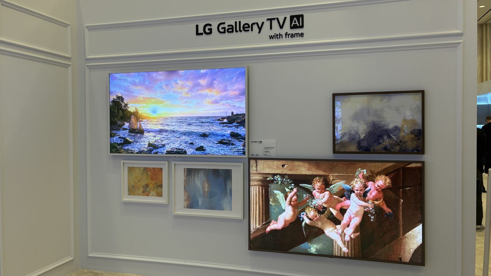 LG Gallery TV: Bei diesem Fernseher könnt ihr den Rahmen selbst anmalen ...