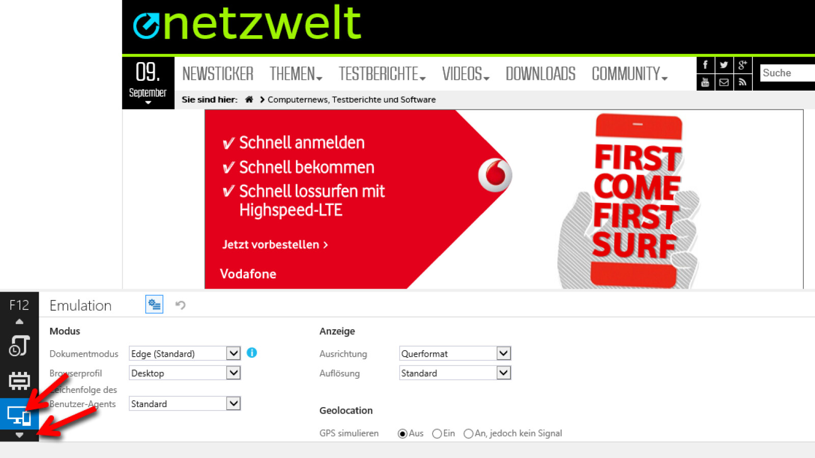 Benutzer-Agent im Internet Explorer ändern | NETZWELT