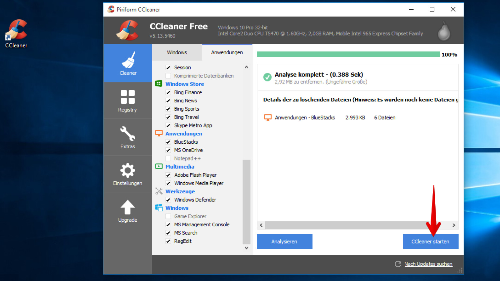 CCleaner: Windows und Anwendungen bereinigen - so geht’s | NETZWELT