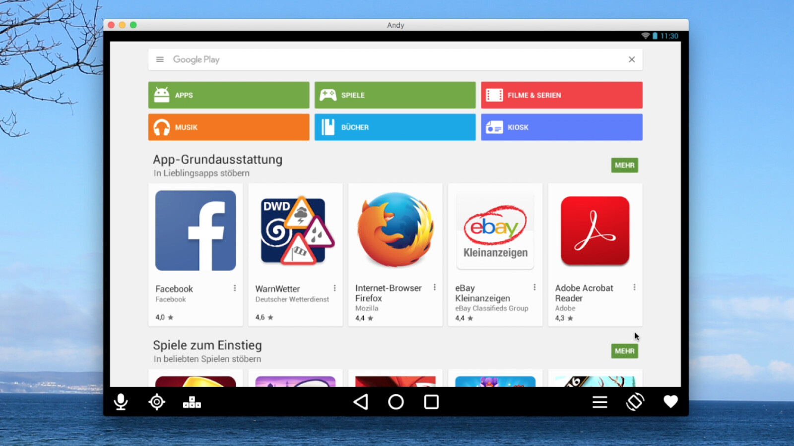 Andy Android Emulator unter OS X einrichten | NETZWELT