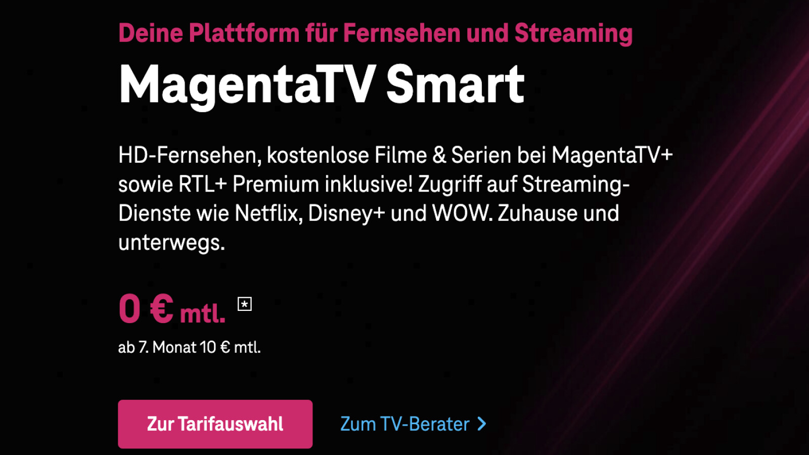 Drei Streaming-Anbieter und 150 Sender unter einem Dach: Hier bekommt ihr MagentaTV 6 Monate ...