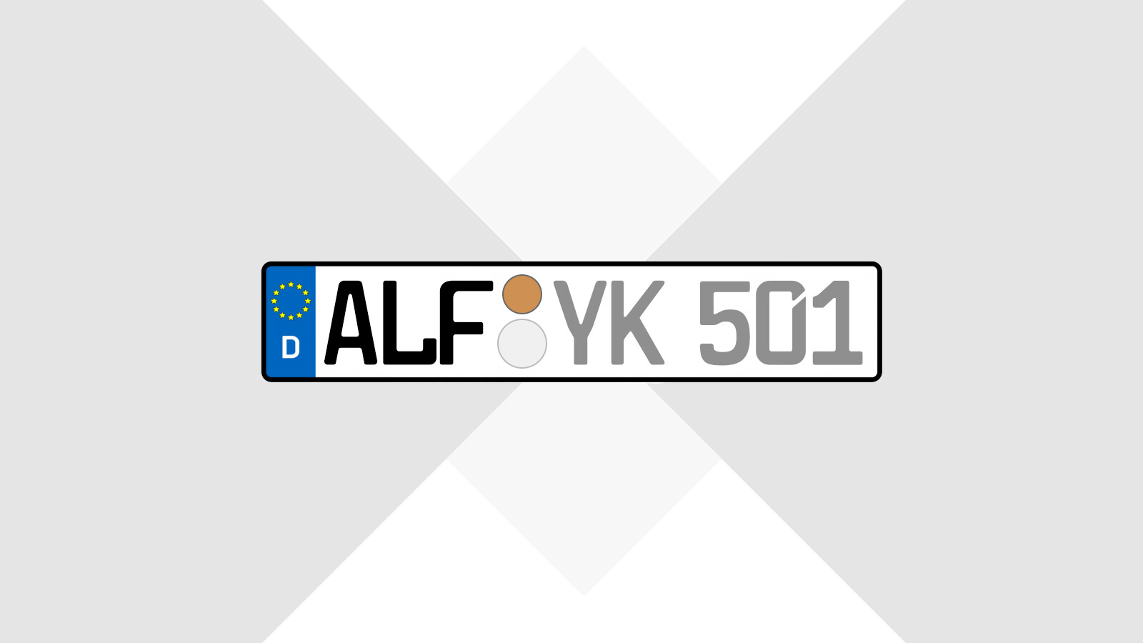 Kfz Kennzeichen Alf