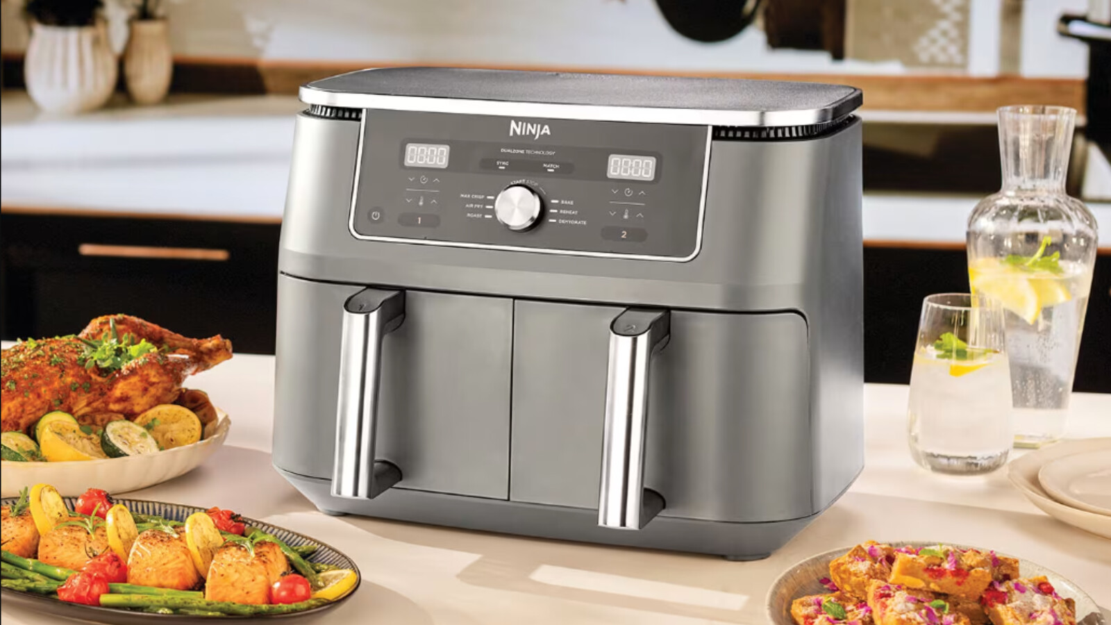Nur für kurze Zeit XXL-Heißluftfritteuse von Ninja für unter 90 Euro ...