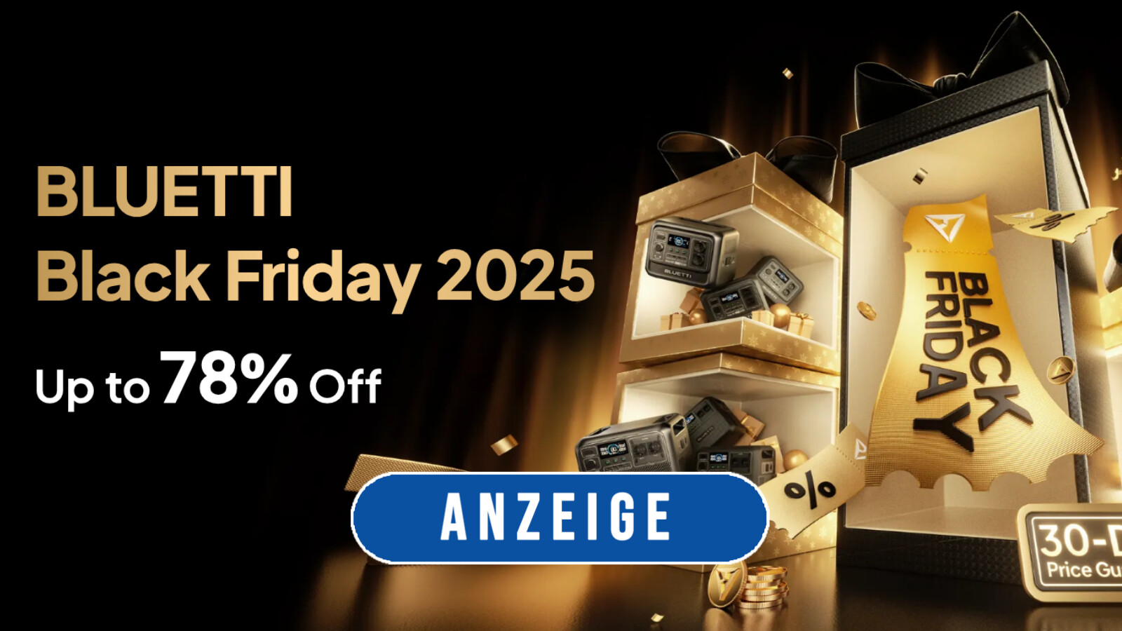 Bis zu 78 Prozent Rabatt: Bluetti startet Black Friday Power Deals ...