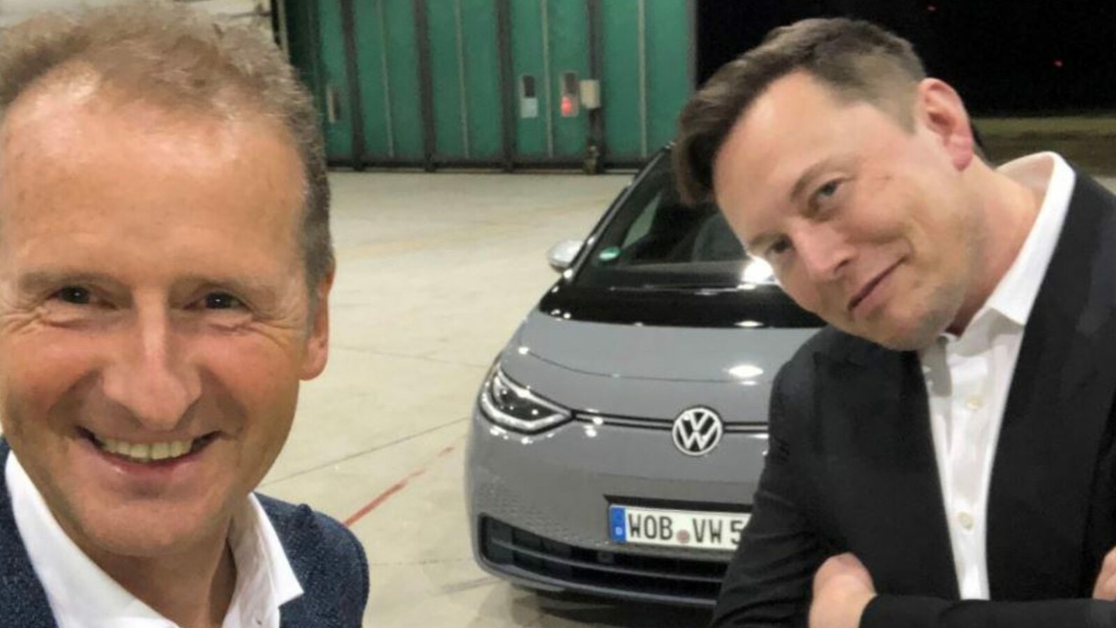 Tesla-Boss auf Probefahrt im VW ID.3 und ID.4: "Hat der etwa keinen ...