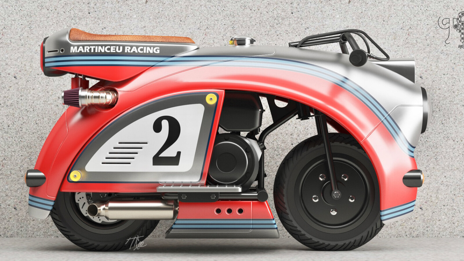 Tribut an alte Videospiele: Dieses Mini-Motorrad versprüht pure Fahr ...