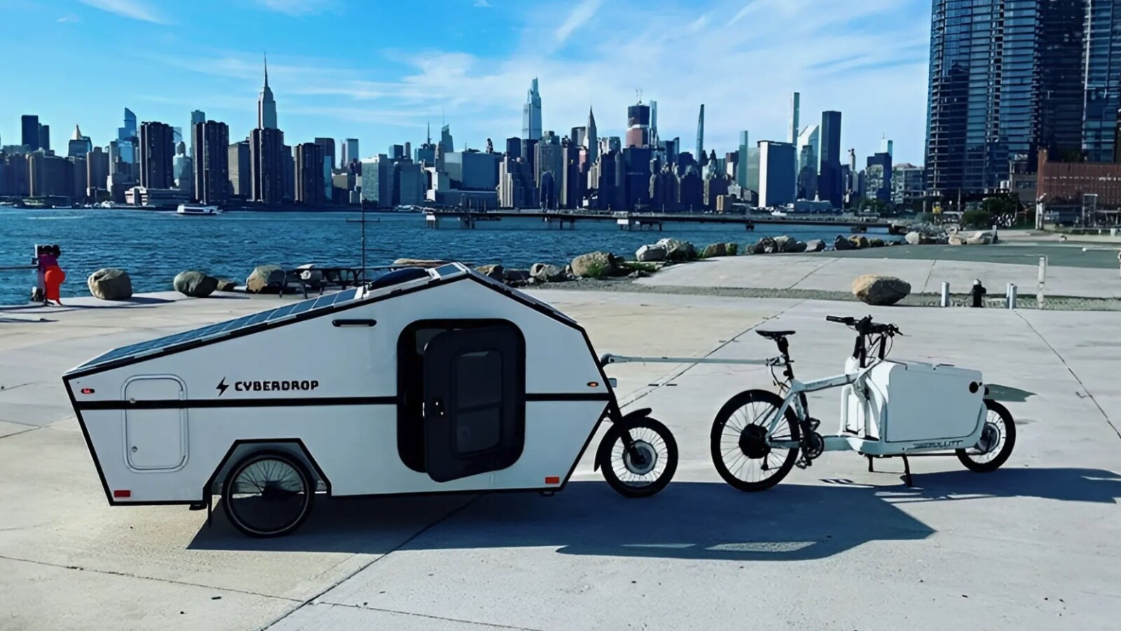 Cyberdrop: Ein E-Bike-Wohnwagen mit eigenem Antrieb | NETZWELT