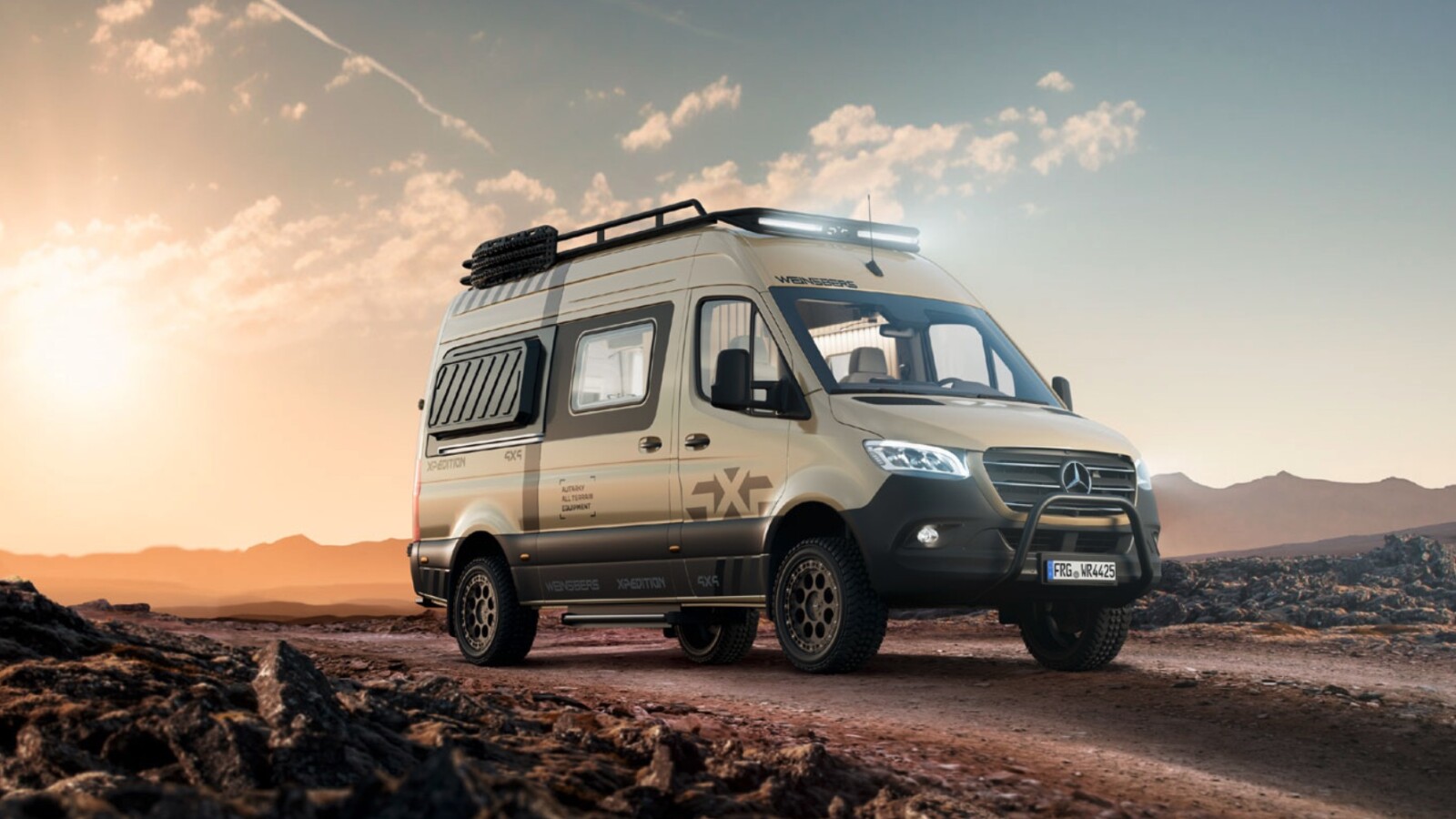Auf Mercedes Sprinter-Basis: Weinsberg stellt pistenfähiges Wohnmobil ...