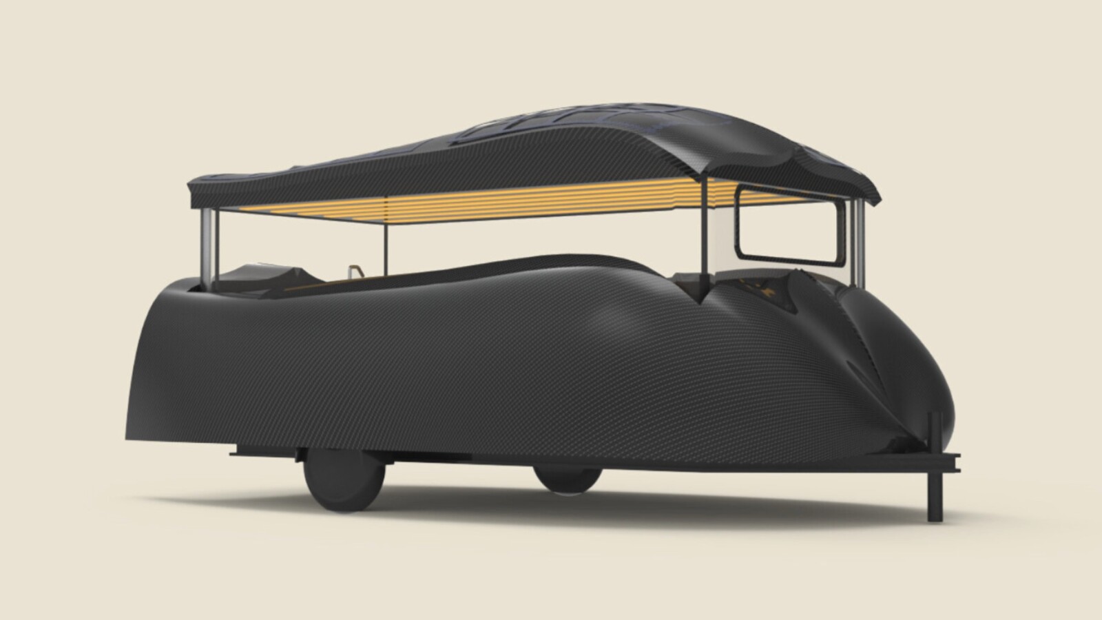 Aerodynamisch und leicht: Hyperfuturistischer Wohnwagen vorgestellt ...