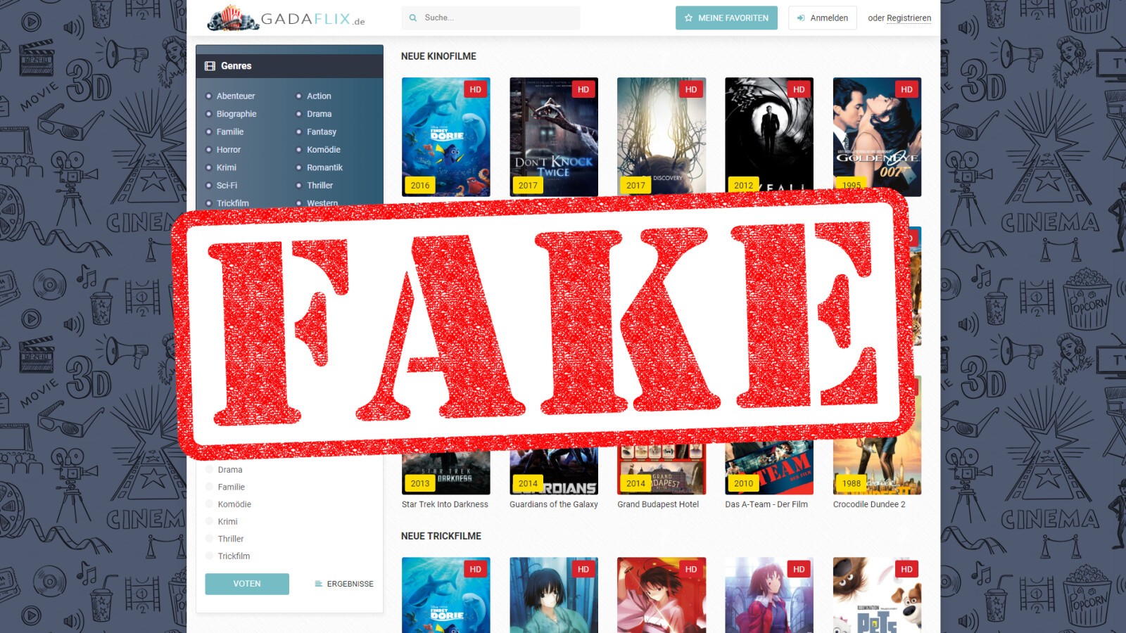 Fake-Videostreamingdienste: Polizei warnt vor Gigaflix.de und Co ...