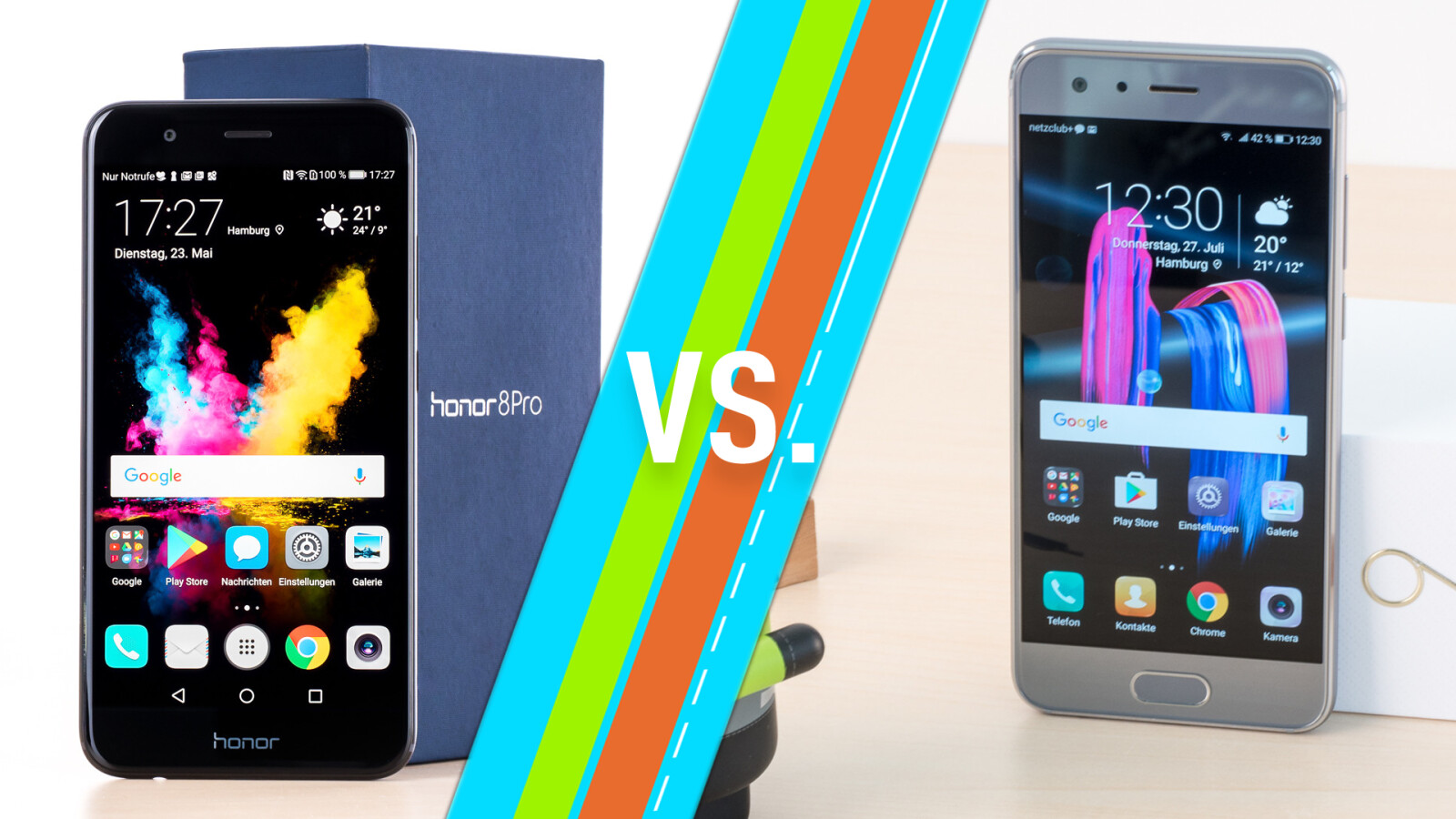 Honor 8 Pro vs. Honor 9: Smartphones im Vergleich | NETZWELT