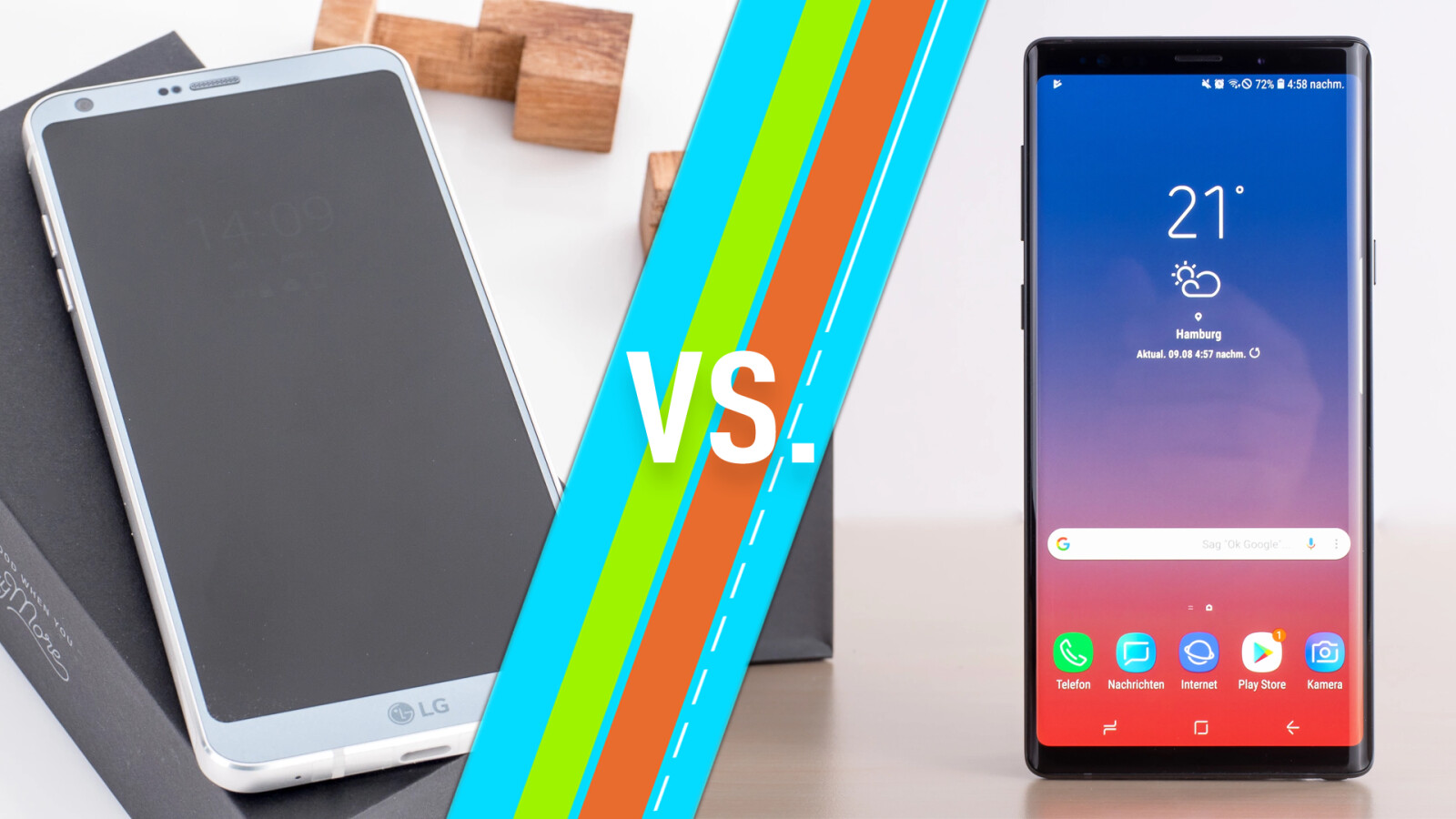LG G6 vs. Samsung Galaxy Note 9: Smartphones im Vergleich | NETZWELT