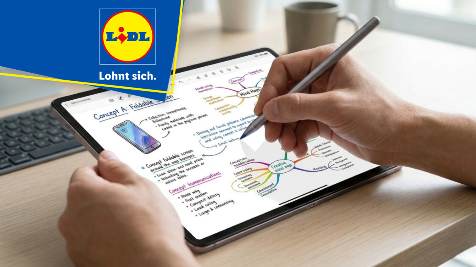 Ab Montag (23.3.) bei Lidl: Das kann dieses große Tablet mit AMOLED ...