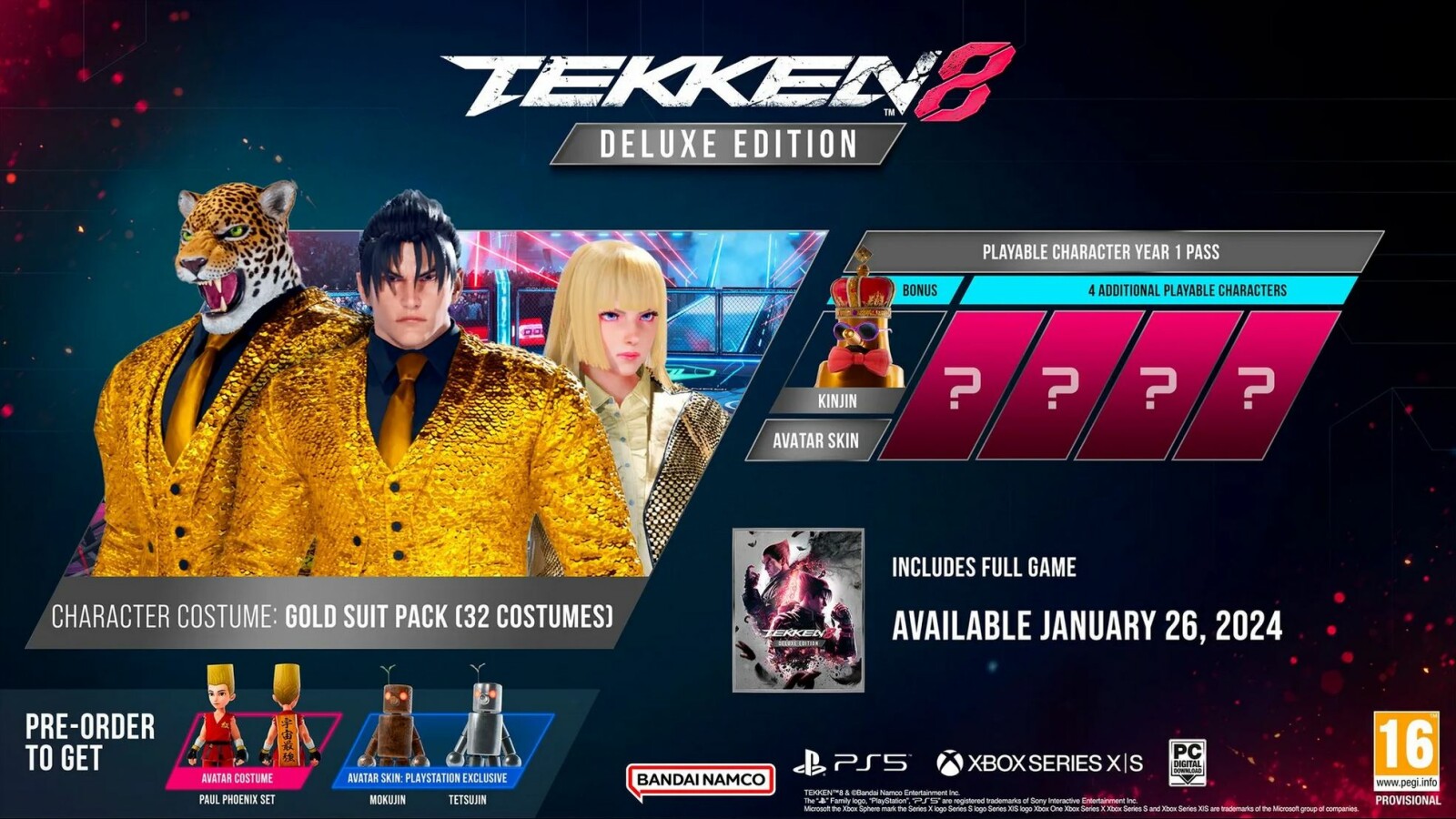 Verschiedene Editionen zu Tekken 8 | NETZWELT