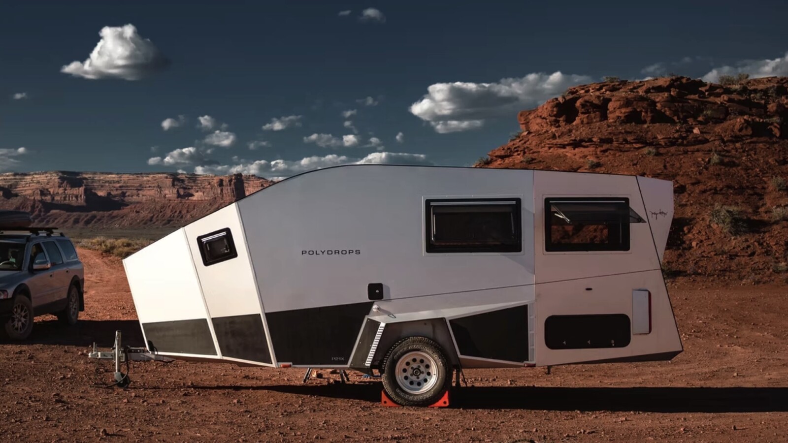 Wohnwagen im Low Poly-Design: Aerodynamisch und autark in den ...