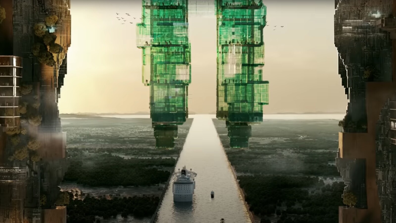 The Line: Video dokumentiert Baufortschritt am 170 Kilometer langen ...